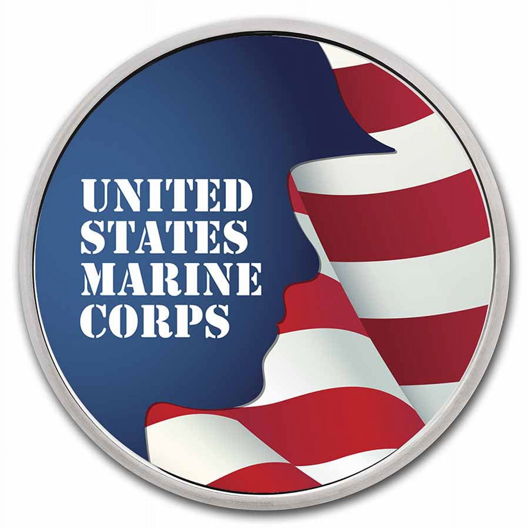 1 oz Silver Colorized Round - APMEX (United States Marine Corps ...