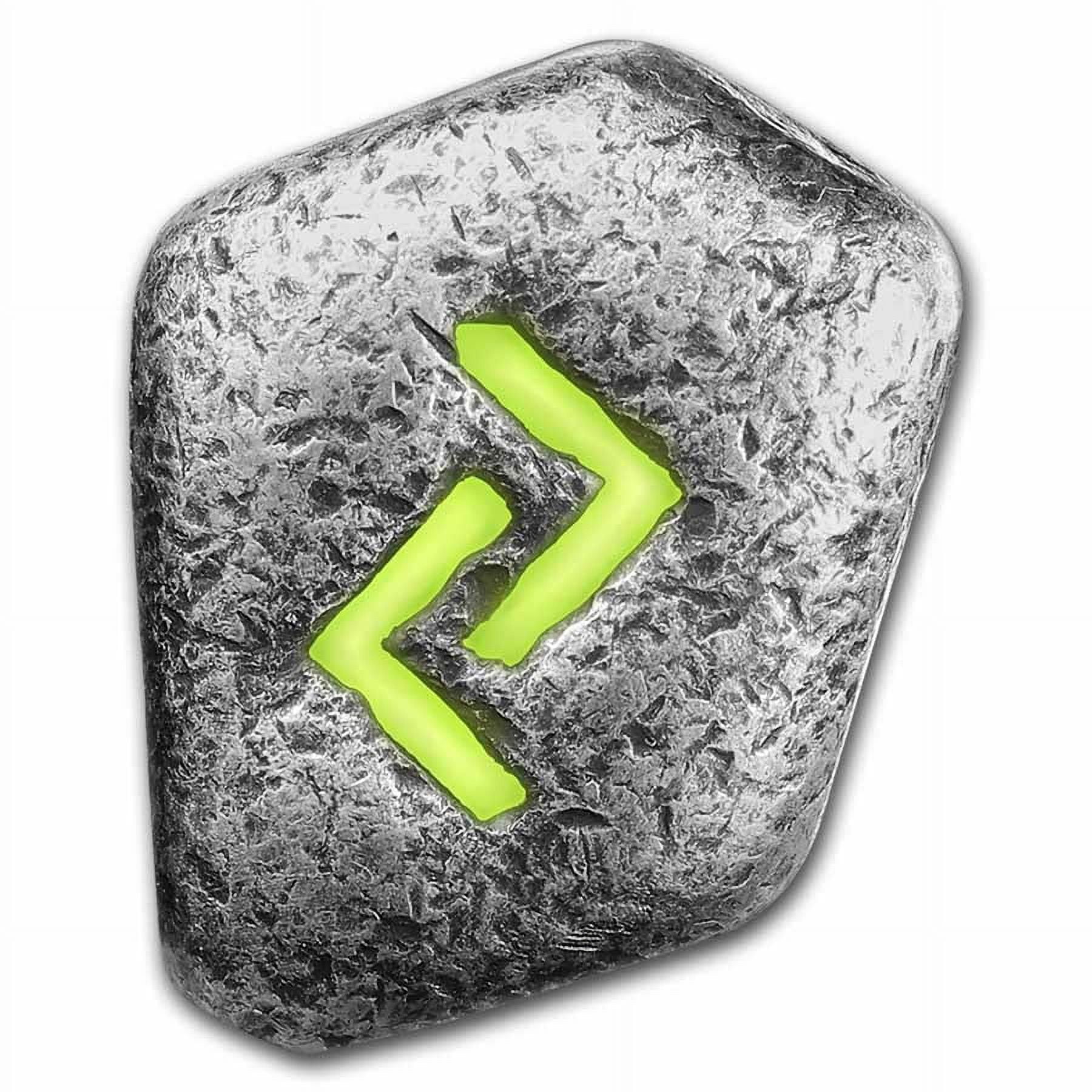 1 oz Silver Piece - Germania Mint Fluorescent Rune: Jera - Walmart.com