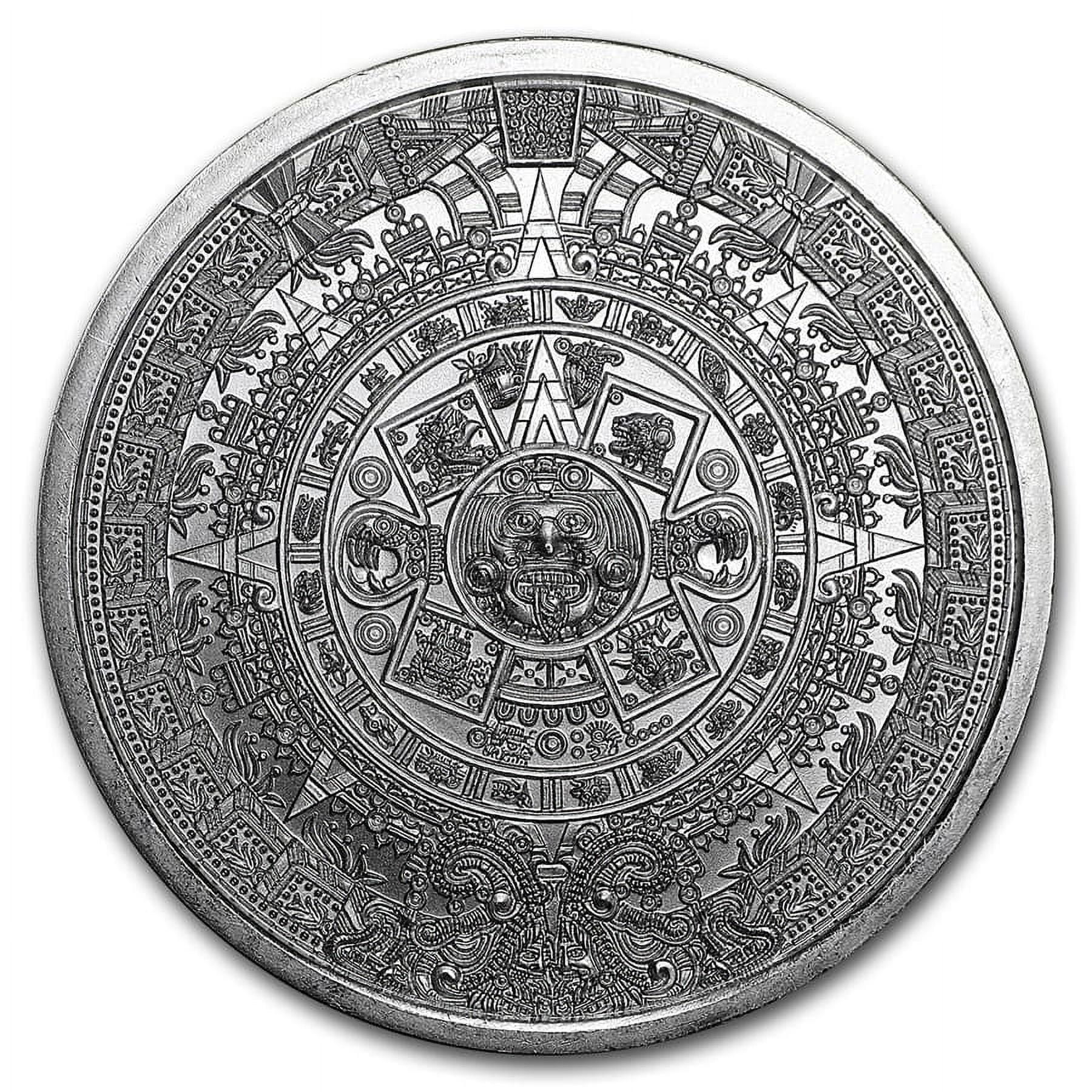 Walmart 1 oz U.S. Made Silver Round - Aztec Calendar - Walmart.com