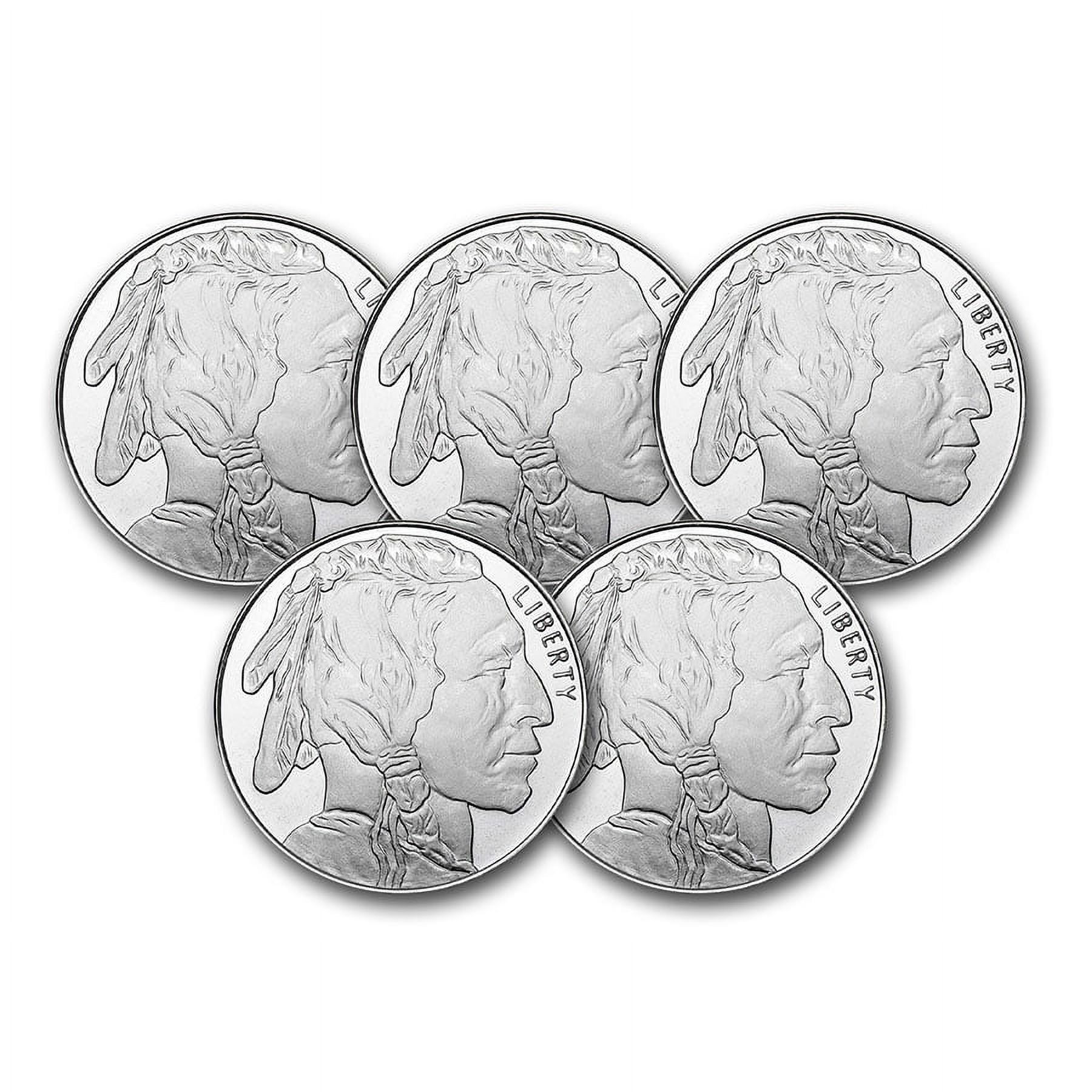 1 oz Silver Round - Buffalo Bullion Roll (Lot of 100) - Walmart.com