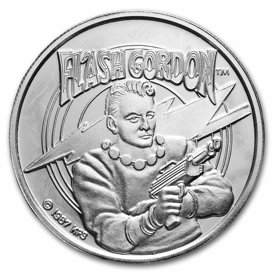 1 oz Silver Round - Cartoon Celebrities (Flash Gordon) - Walmart.com