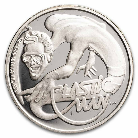 1 oz Silver Round - Cartoon Celebrities (Plastic Man) - Walmart.com