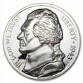 1 oz Silver Round - Domed Ultra High Relief Jefferson Nickel - Walmart.com