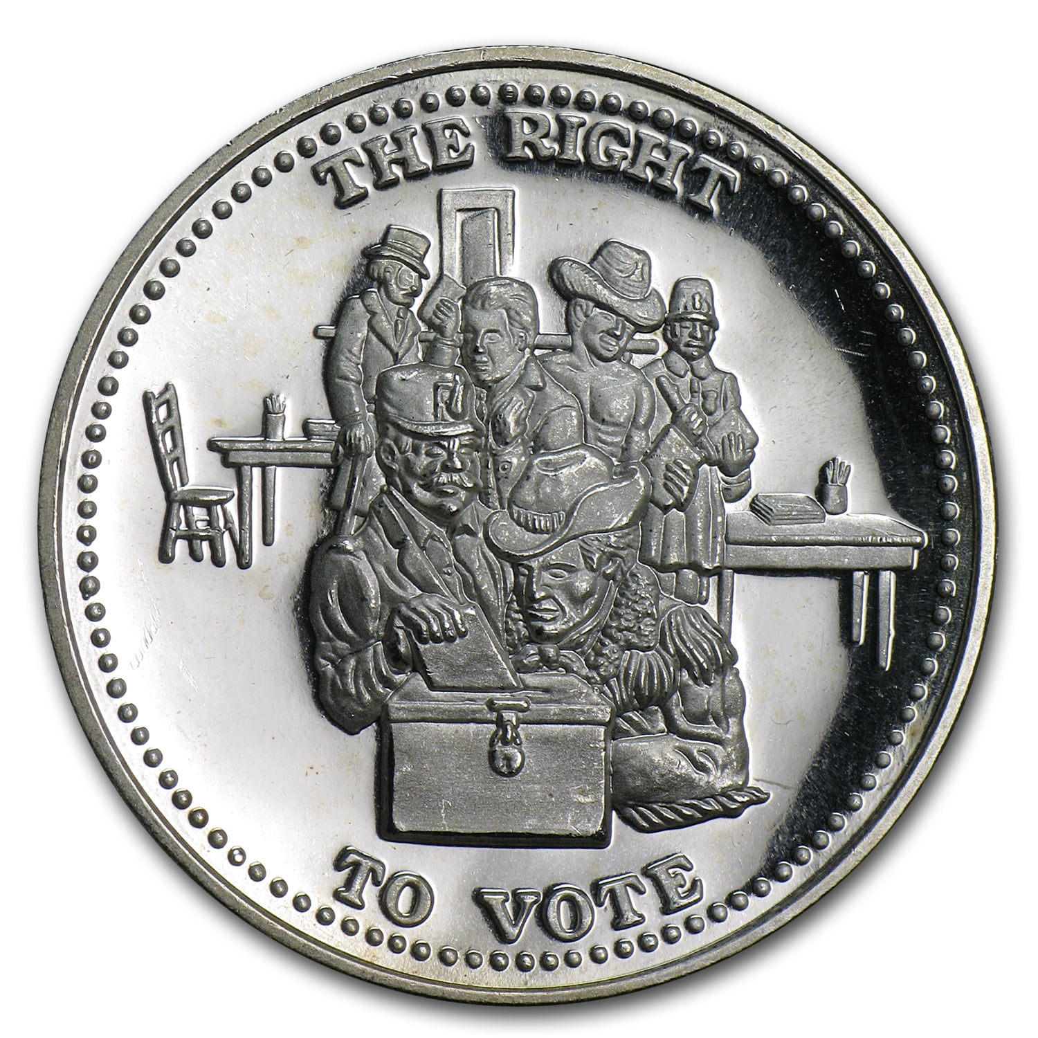 1 oz Silver Round - Johnson Matthey (Right to Vote) - Walmart.com