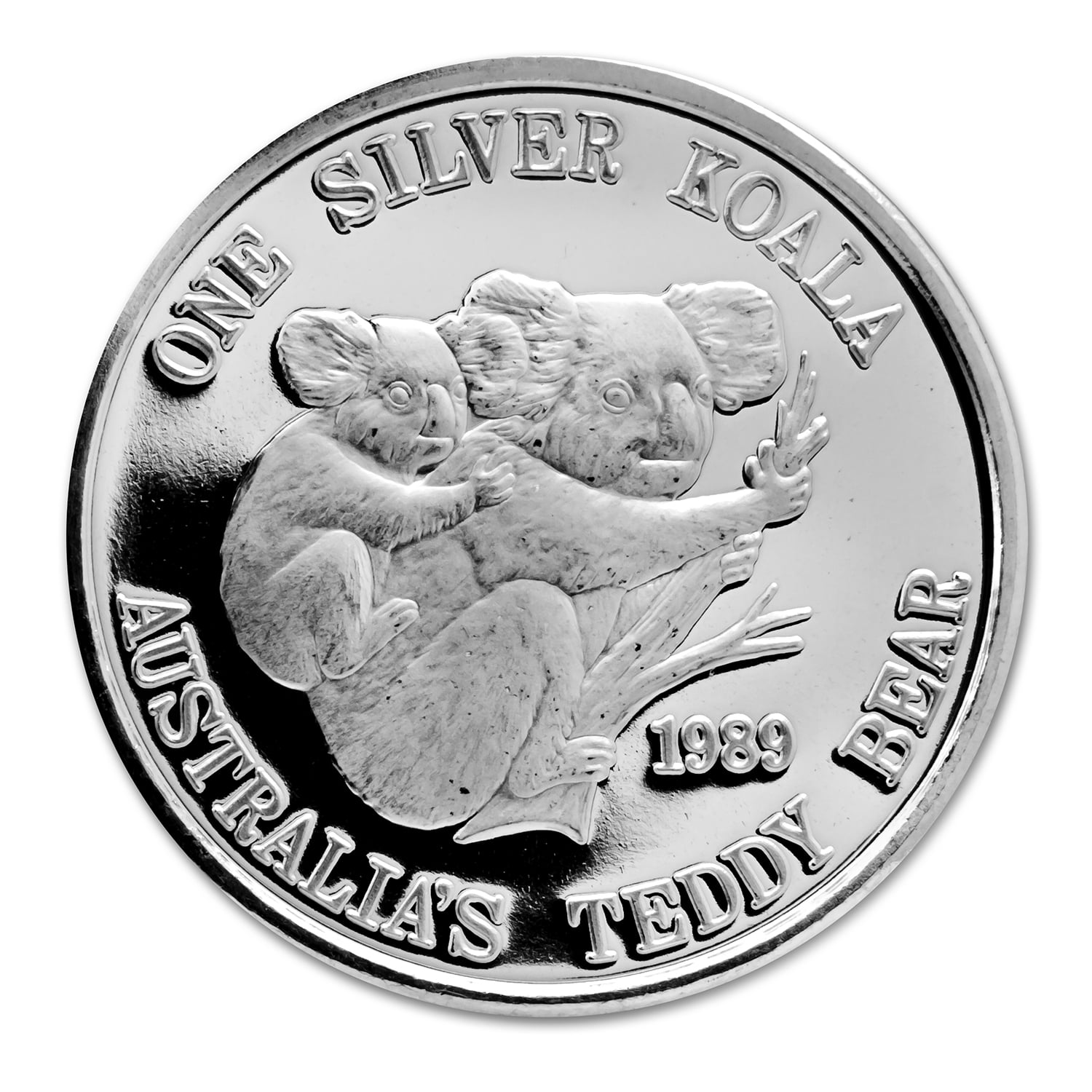 1 oz Silver Round - Koala (1989, New Queensland Mint) - Walmart.com