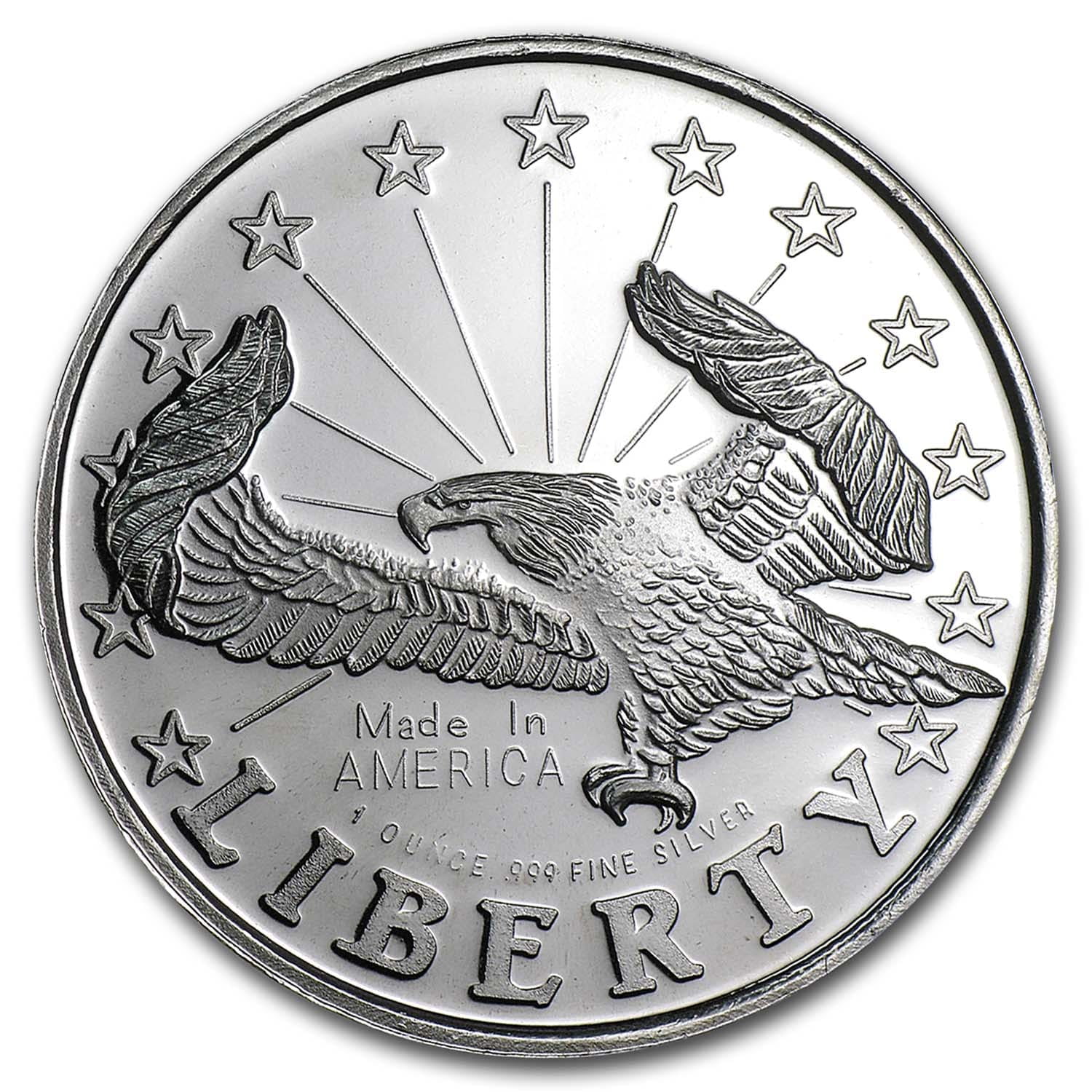 1 oz Silver Round - Liberty Eagle - Walmart.com