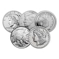 1 oz Silver Round - Random Design - Lot of 5 - Walmart.com