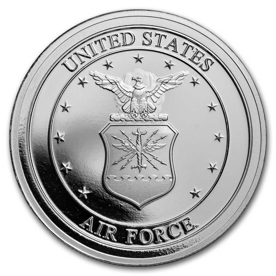 1 oz Silver Round - U.S. Air Force - Walmart.com