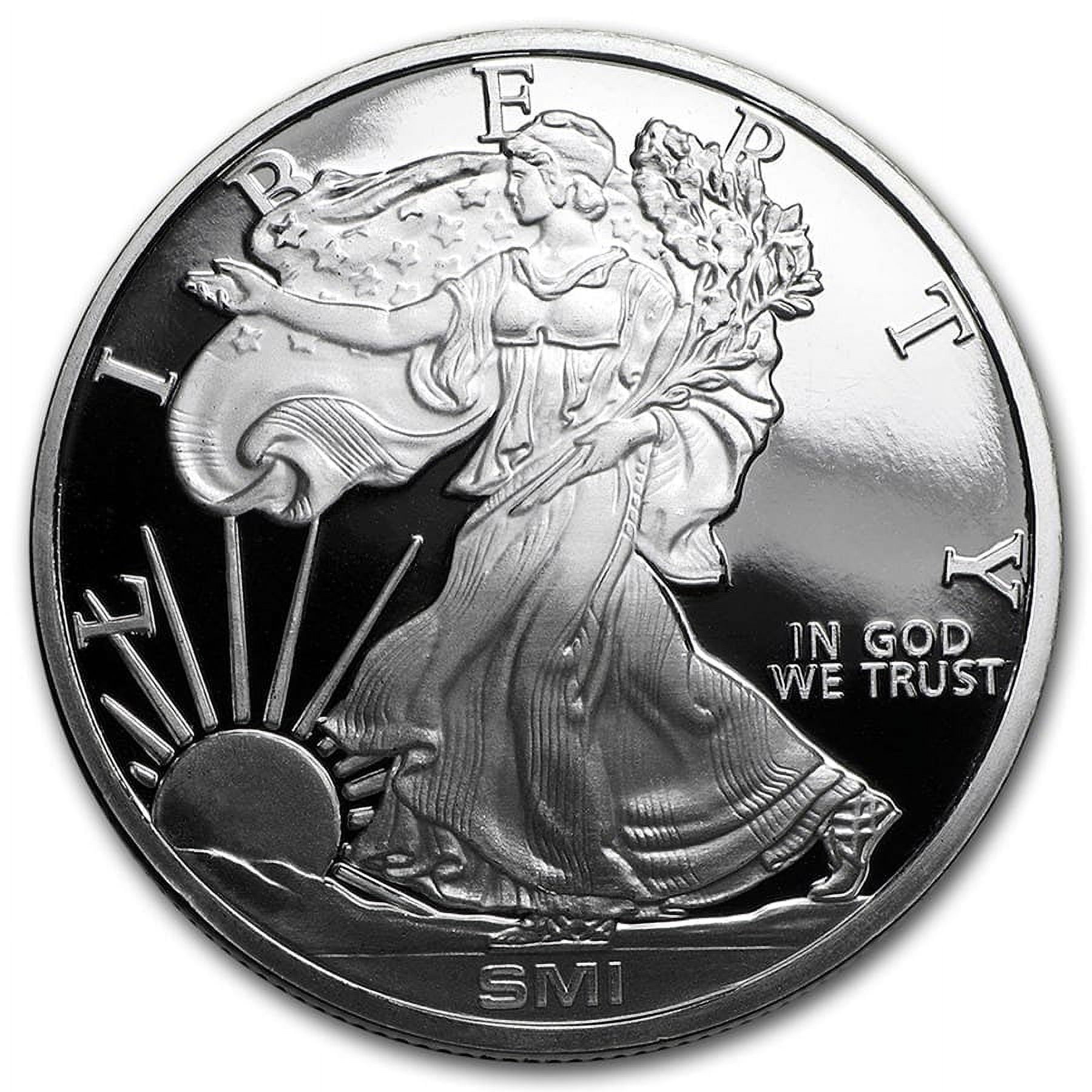 1 oz Silver Round - Walking Liberty (Mint Mark SI) Bullion Ounce ...