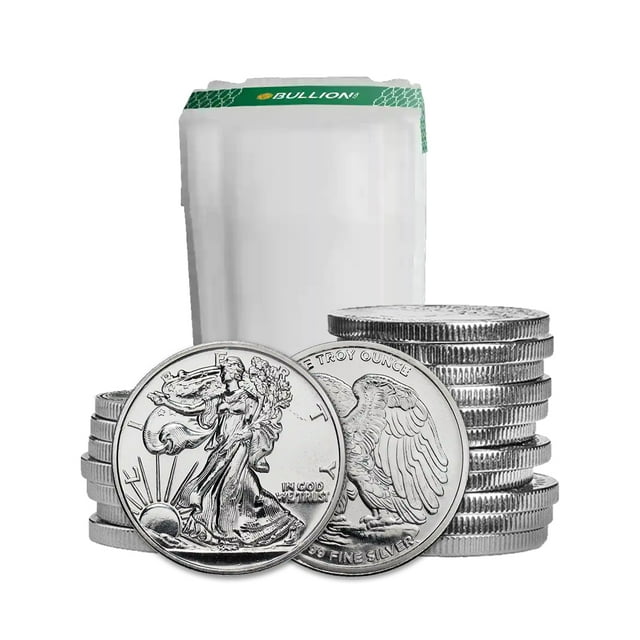 20x 1 oz Silver Walking Liberty Bullion Rounds in Tube - Walmart.com
