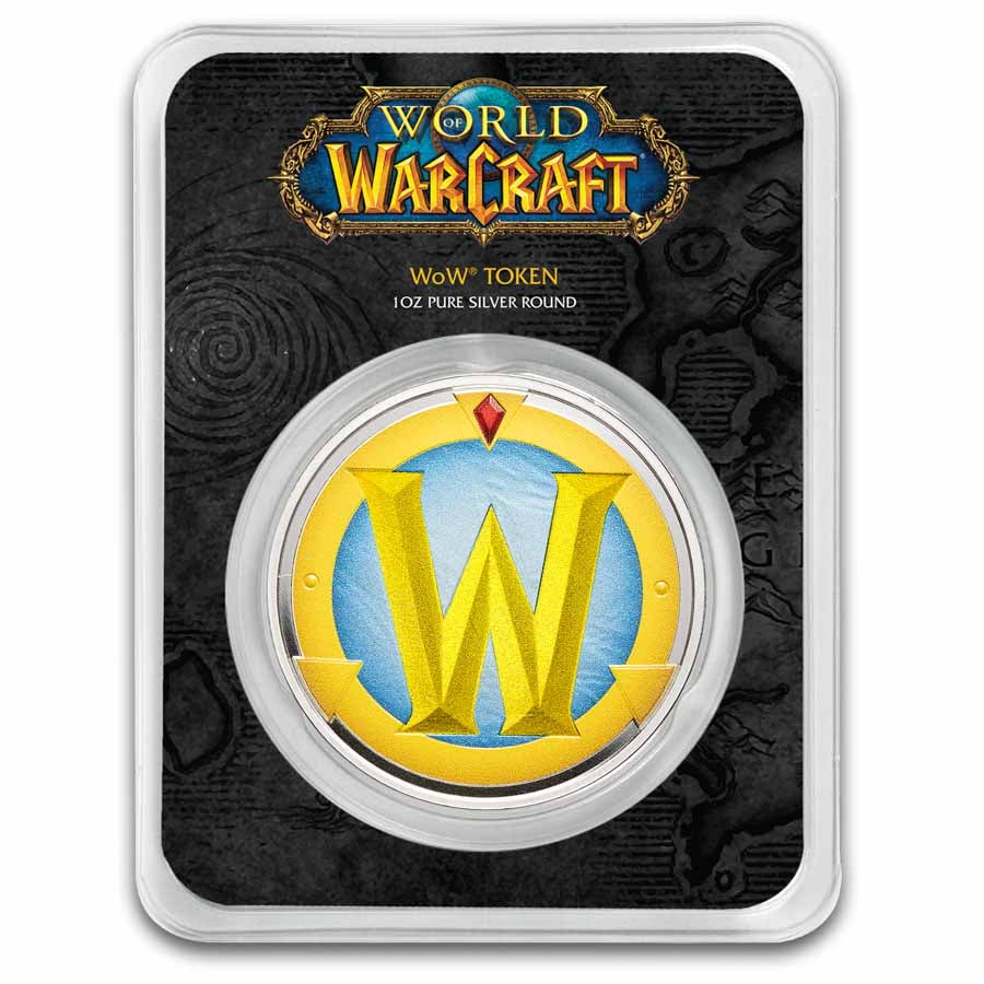 1 oz Silver World of Warcraft Colorized Token (TEP) - Walmart.com