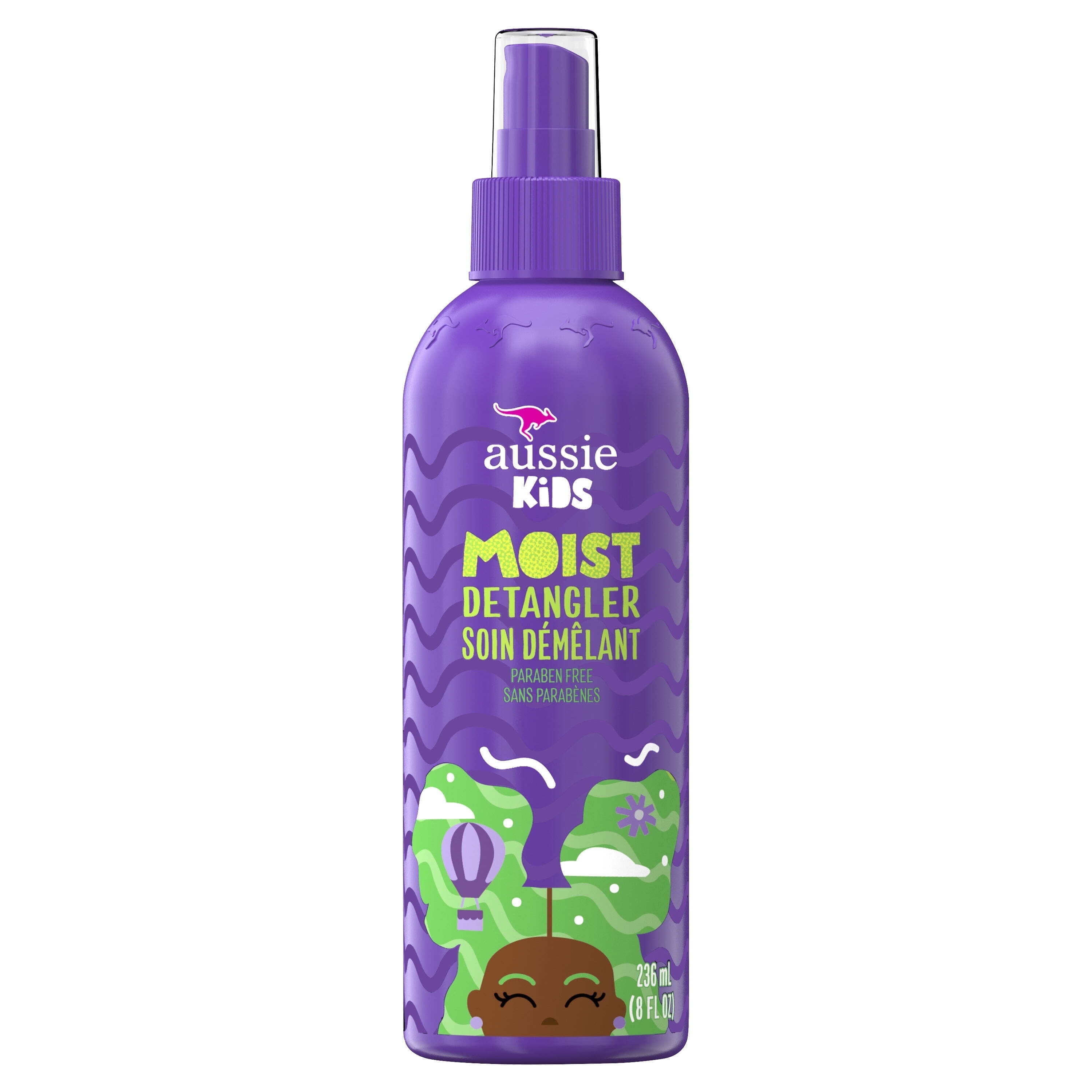 1 pack No Tears Detangler Spray Aussie Kids All Hair Types 8 fl oz ...