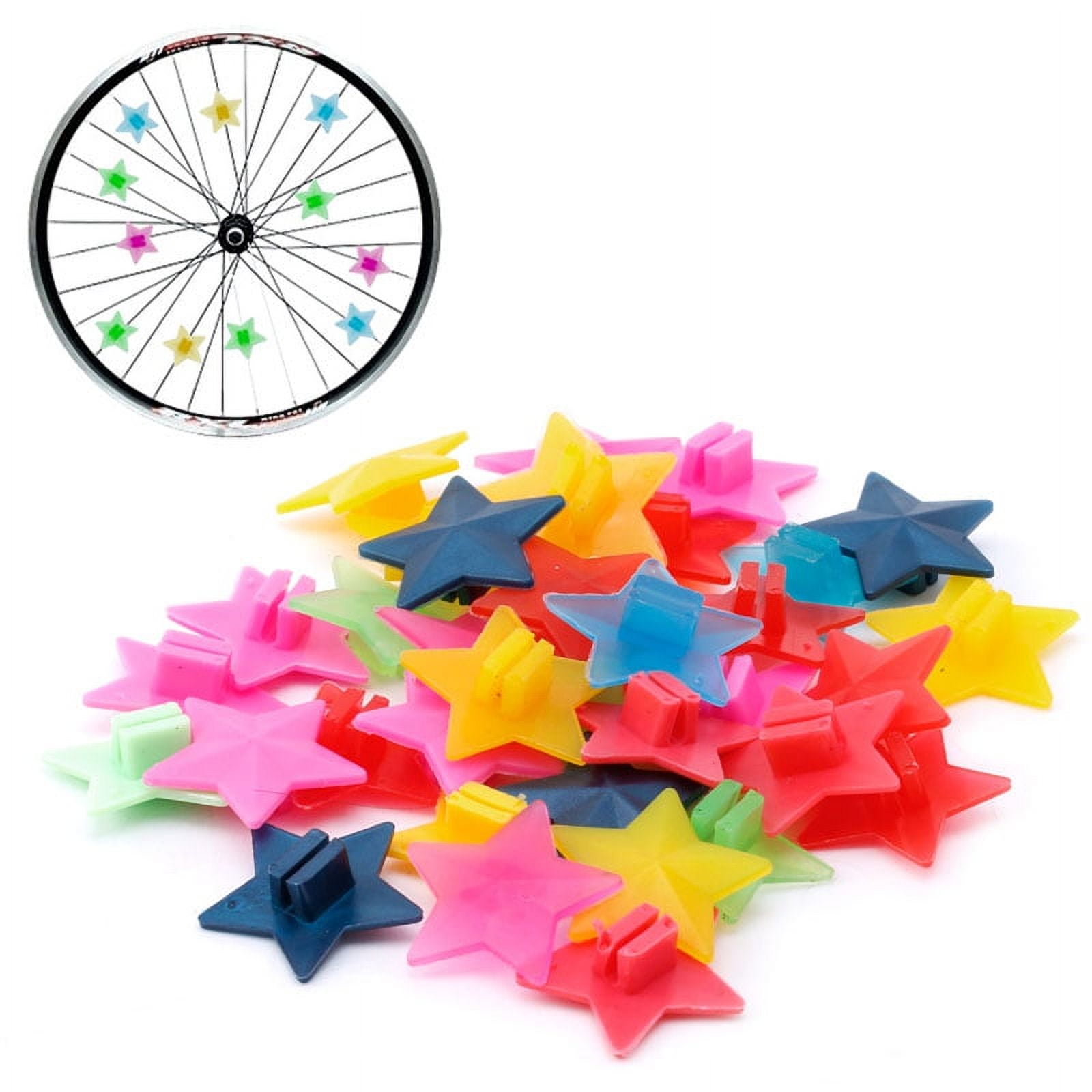 (1 pack) Bicycle spoke decorative beads - star-shaped - Walmart.com
