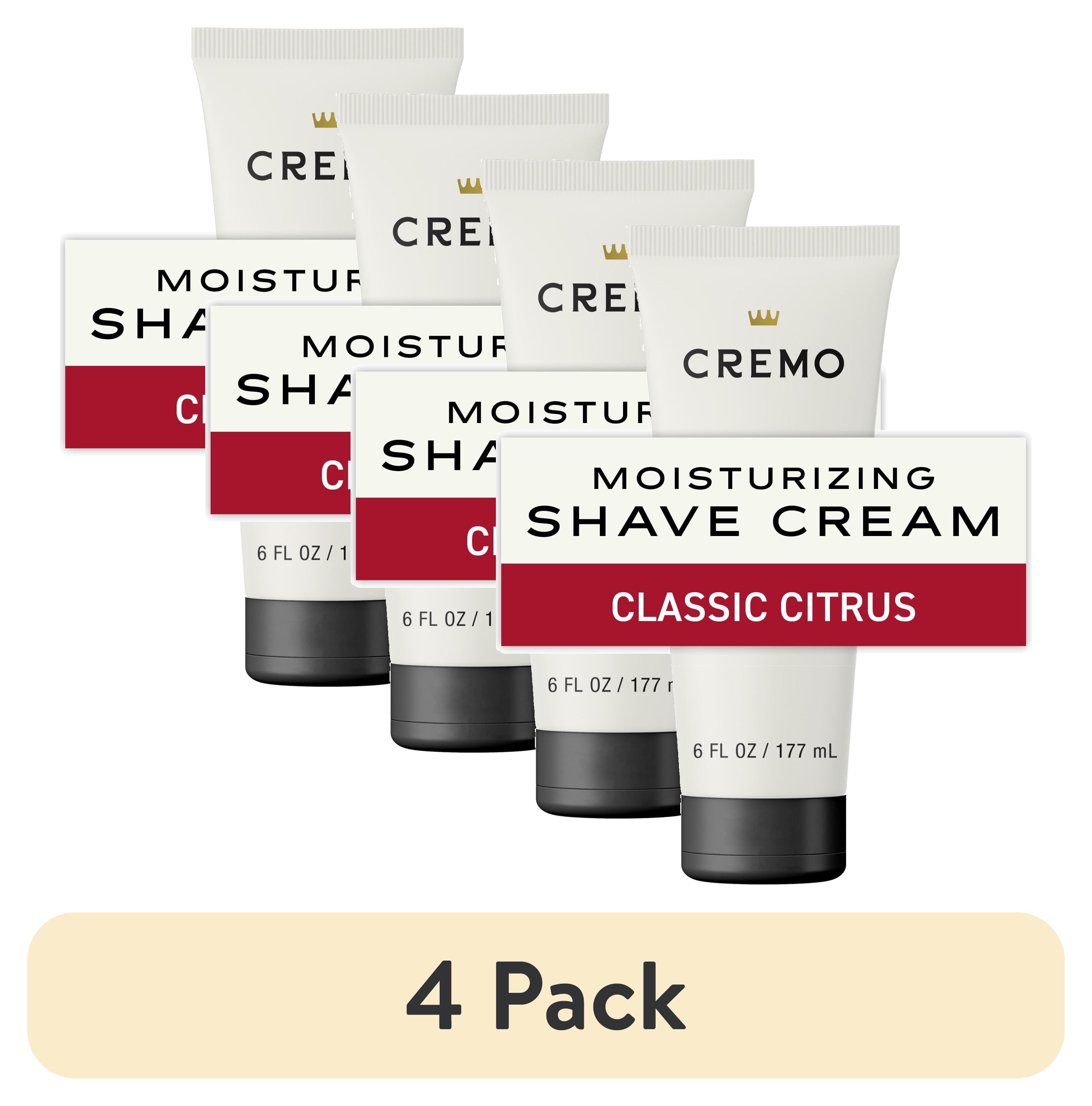 (1 pack) Cremo Concentrated Mens Shave Cream, 6 fl oz, Classic Citrus ...