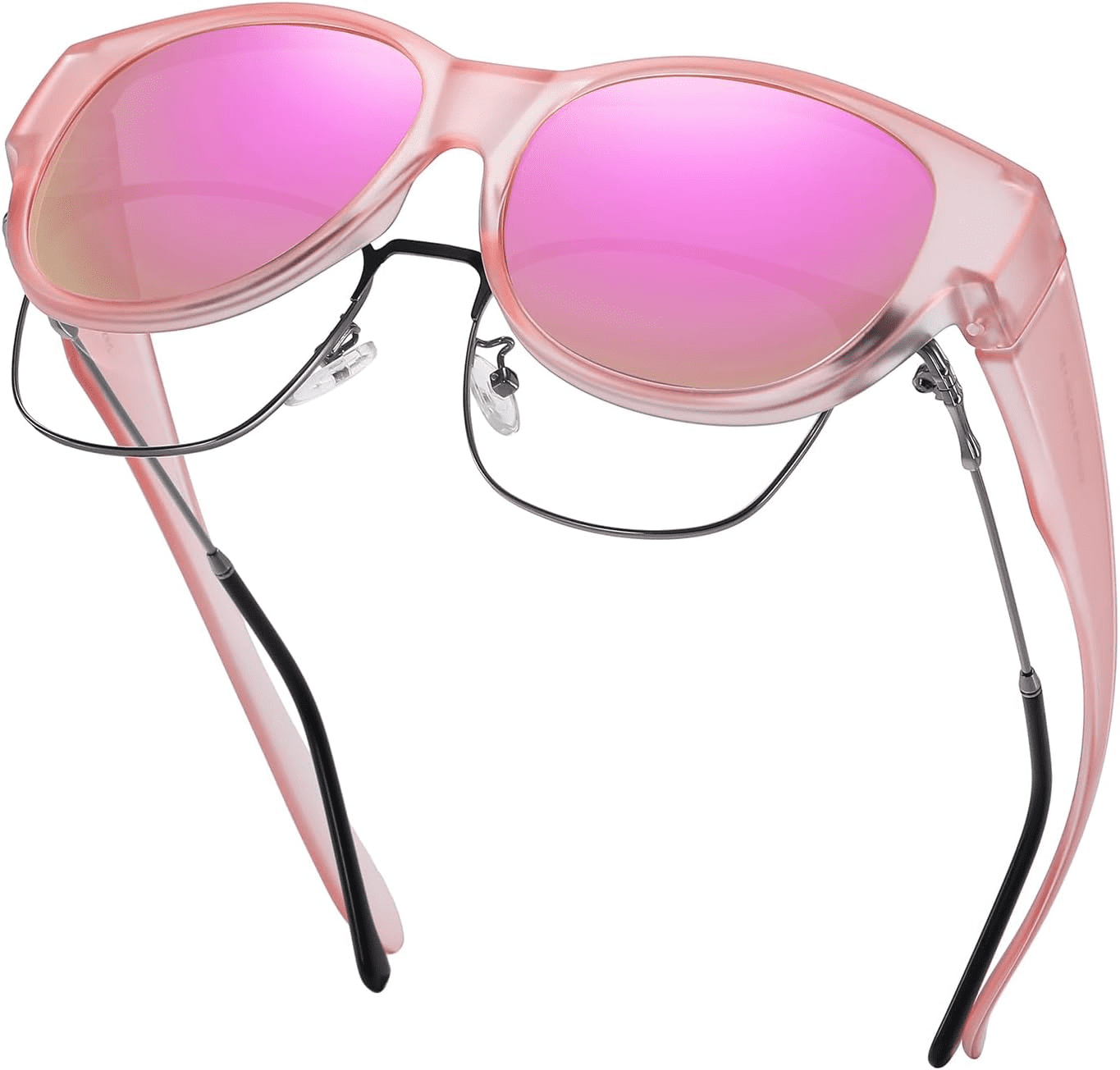 1 pack Fit Over Glasses Polarized Sunglasses for Women & Men, Stylish ...