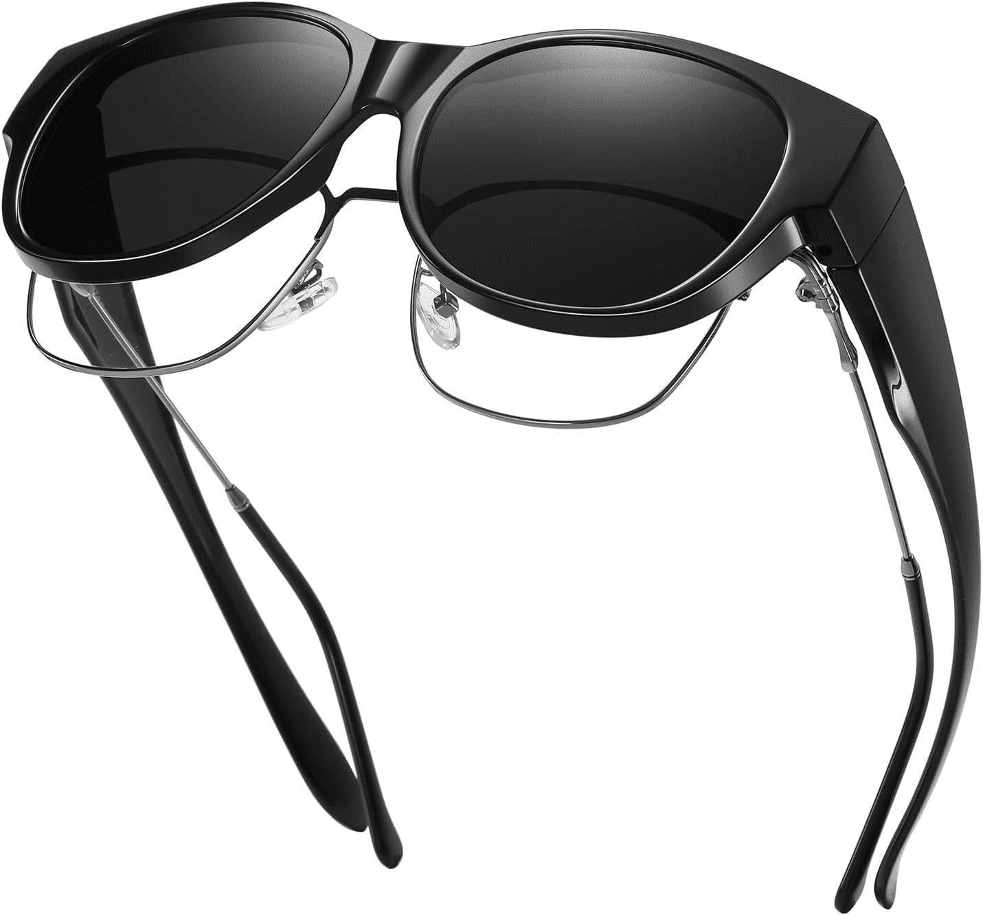 1 pack Fit Over Glasses Polarized Sunglasses for Women & Men, Stylish ...