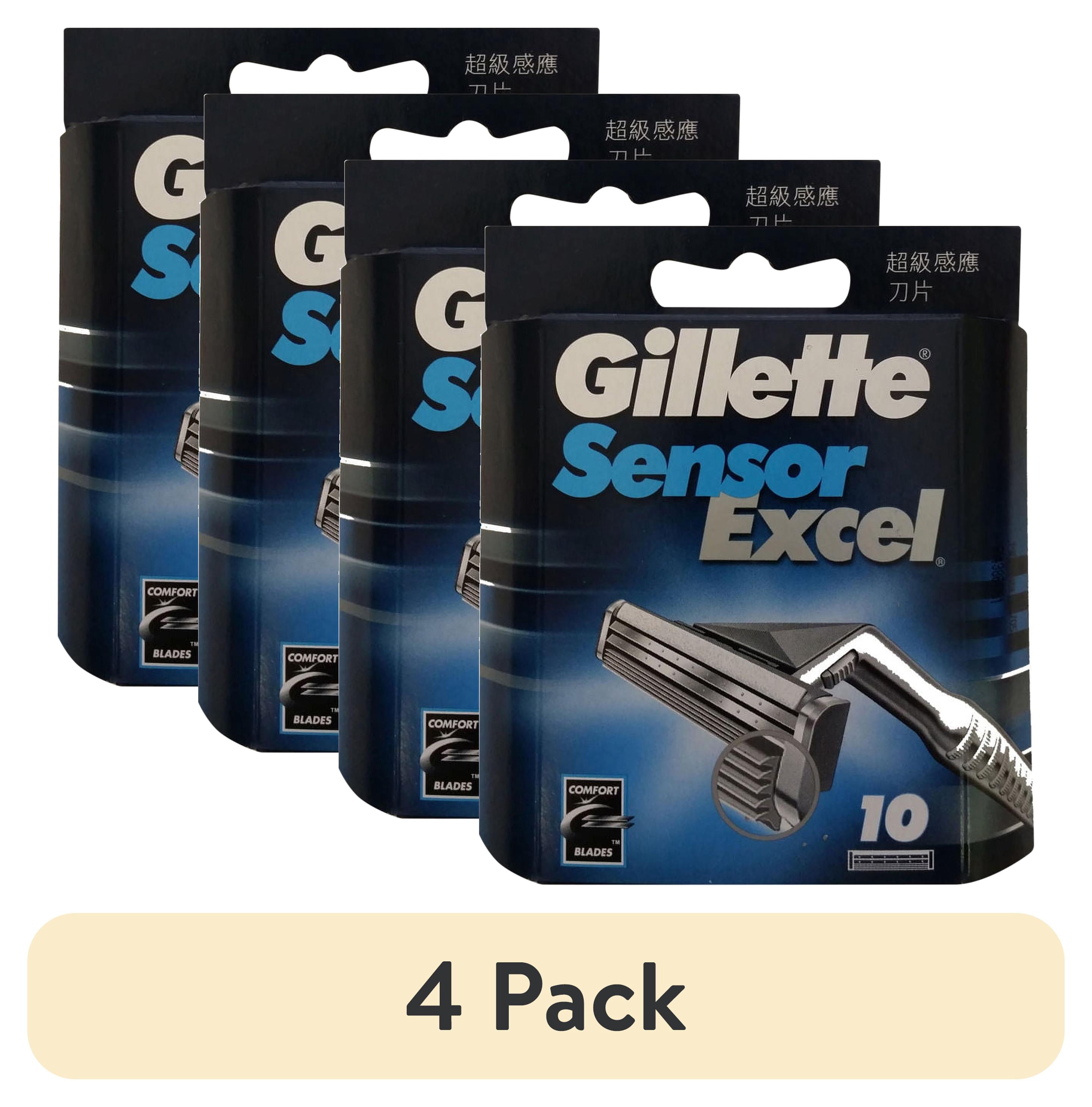 (1 pack) Gillette Sensor Excel Razor Blades Refills, 20 Cartridges ...