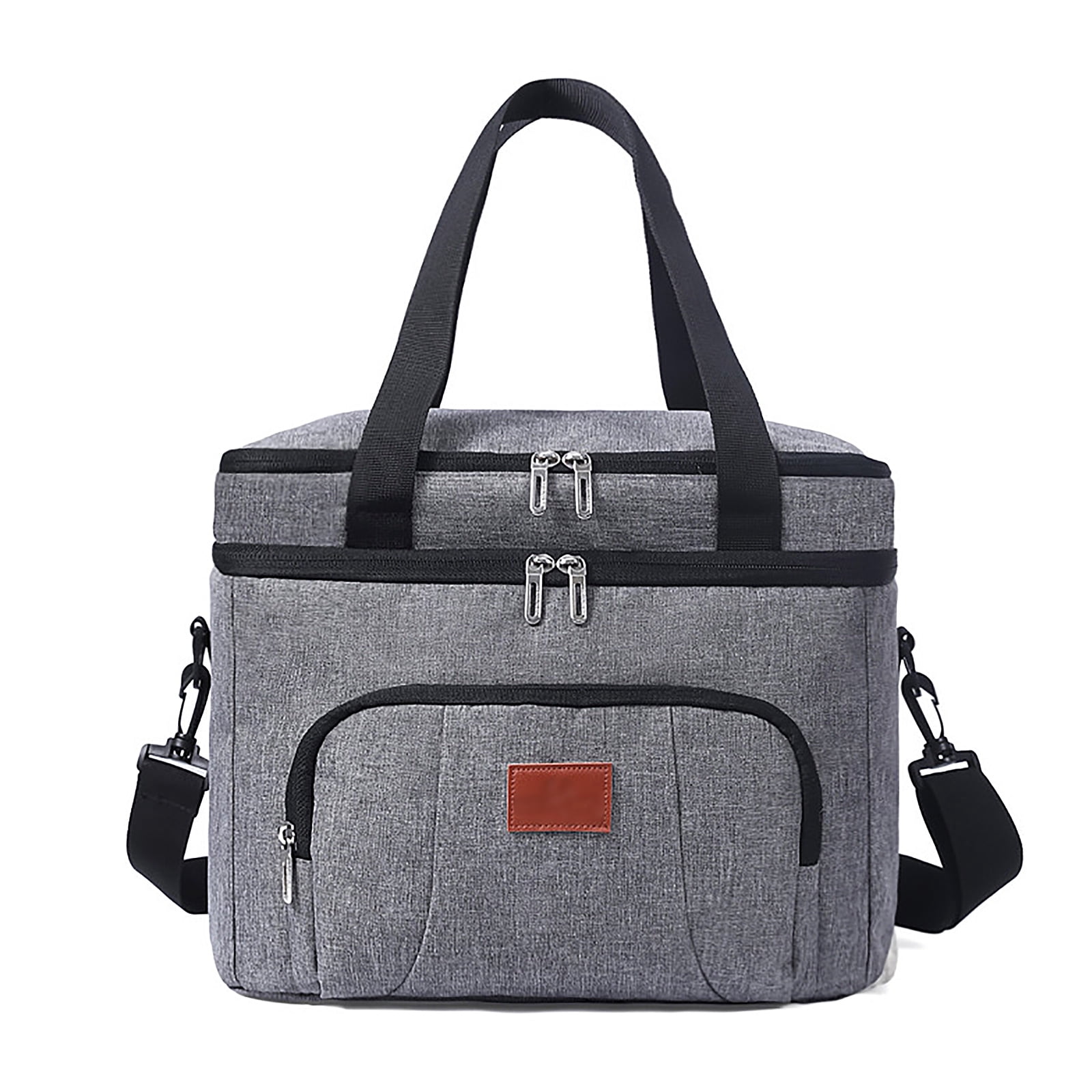 (1 pack) Large/33*26*29CM thickened double-layer thermal bag large ...