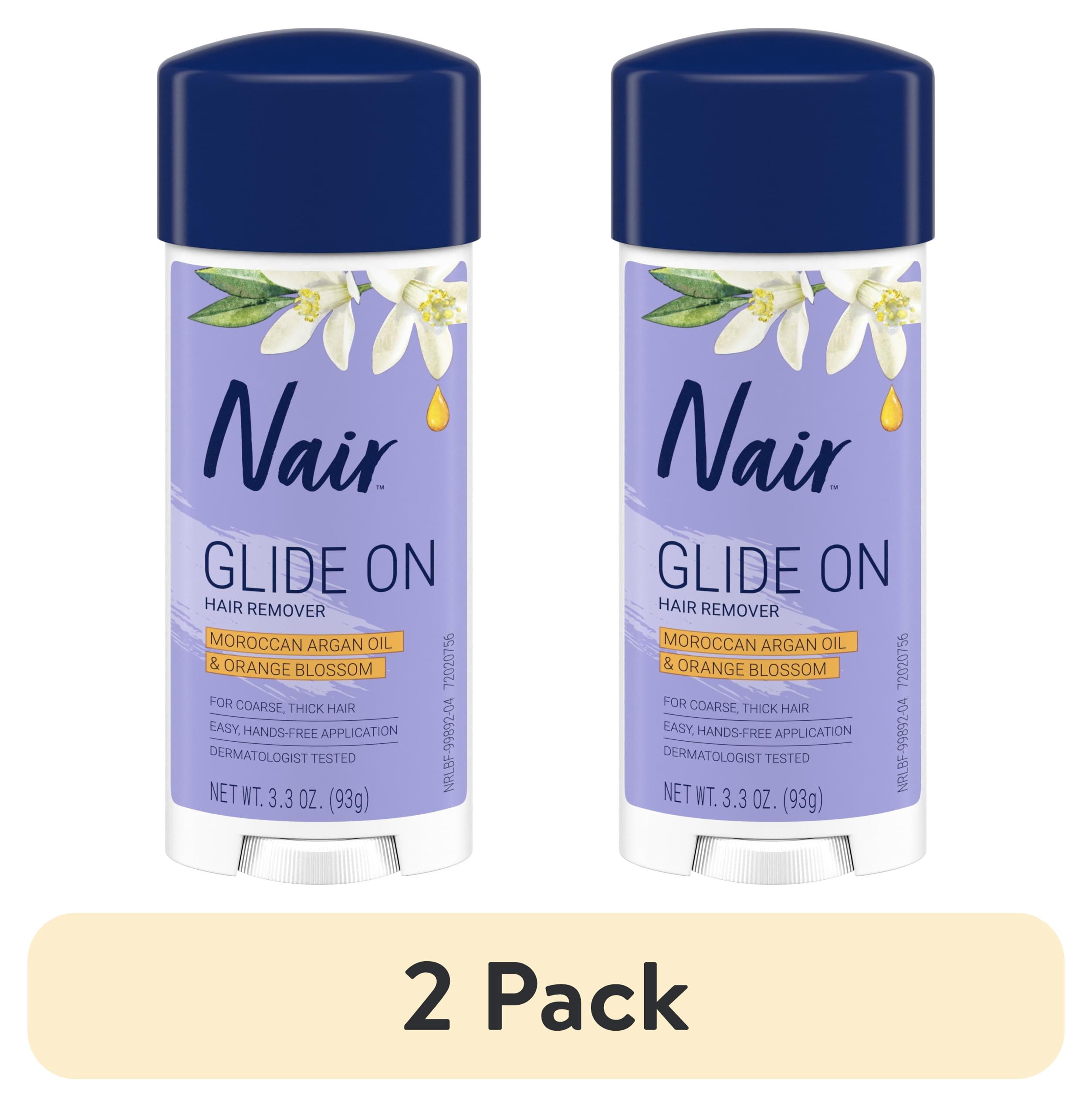 (1 pack) Nair Glide On Hair Removal Cream, Arm, Leg, and Bikini Hair ...