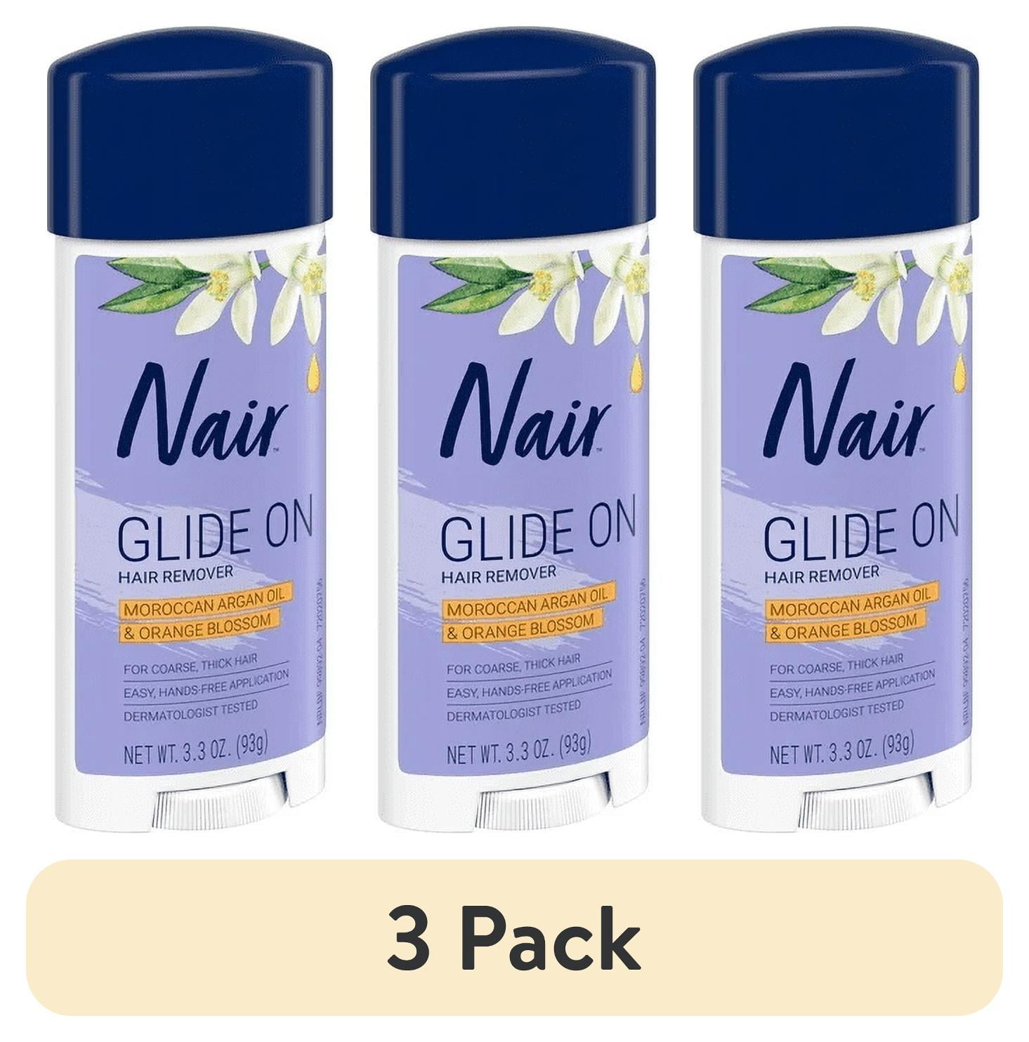 (1 pack) Nair Hair Remover Sensitive Formula Glide On Depilatory Cream ...