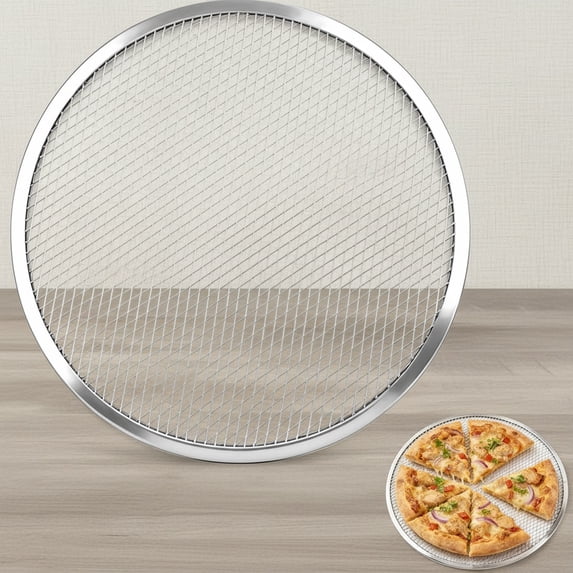 1-pack Pizza Pan for Oven - Nonstick Pizza Baking Screen with ...
