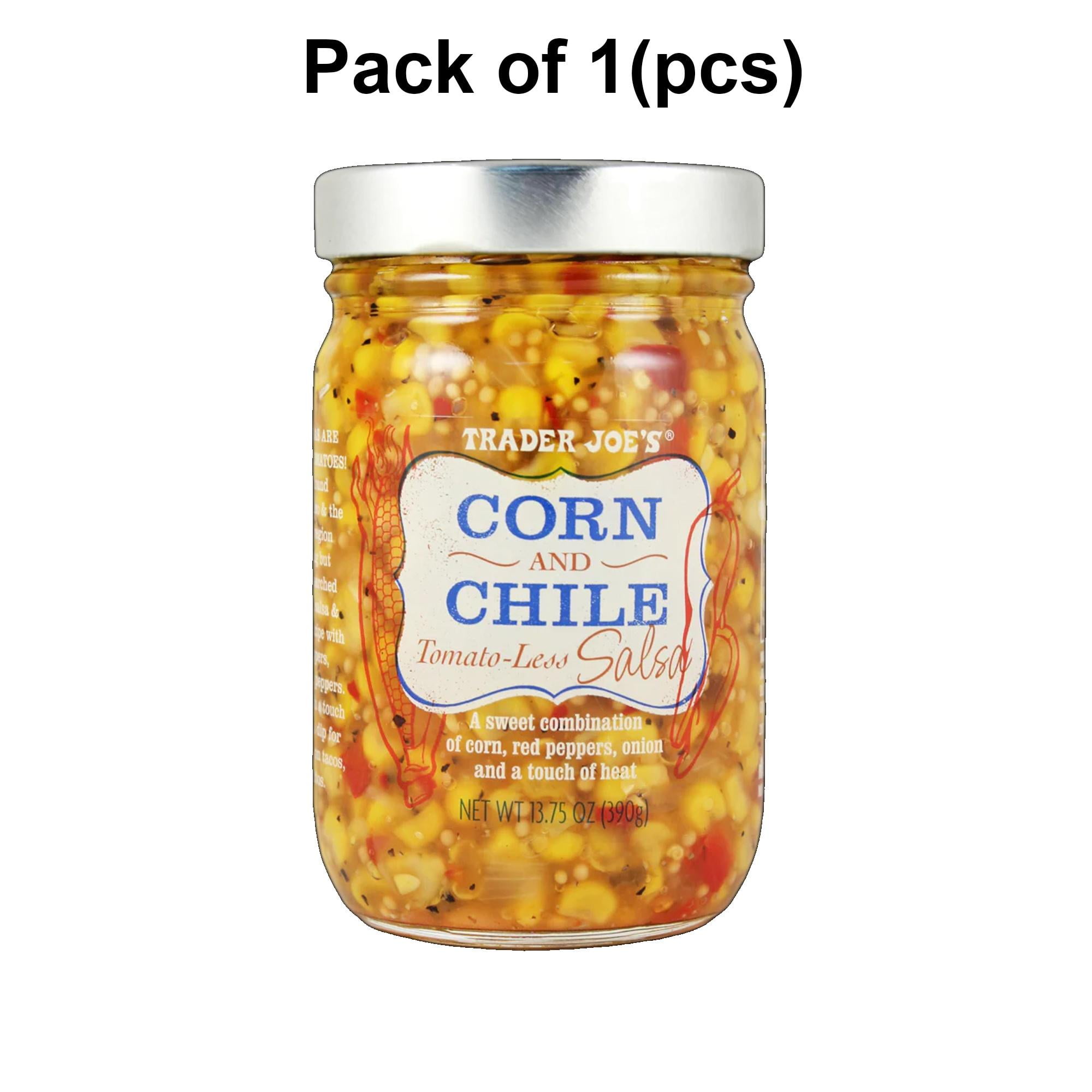 Trader Joe's Corn and Chile Tomato-less Salsa, Bold Flavors, 13.75 Oz ...