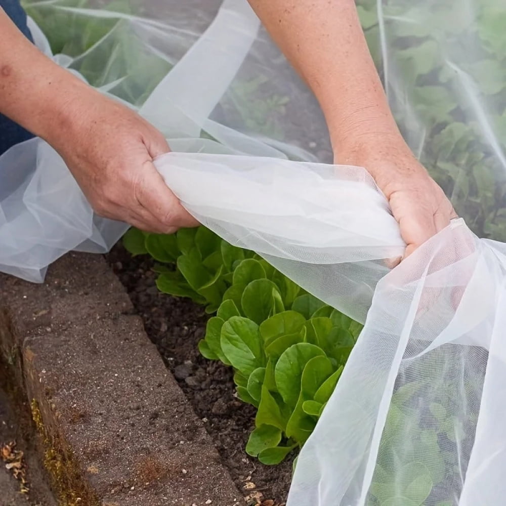 1 pack, insect proof net HDPE 60 mesh transparent mesh barrier ultra ...