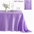 1 pack of high-end glossy satin tablecloth solid color wedding party ...