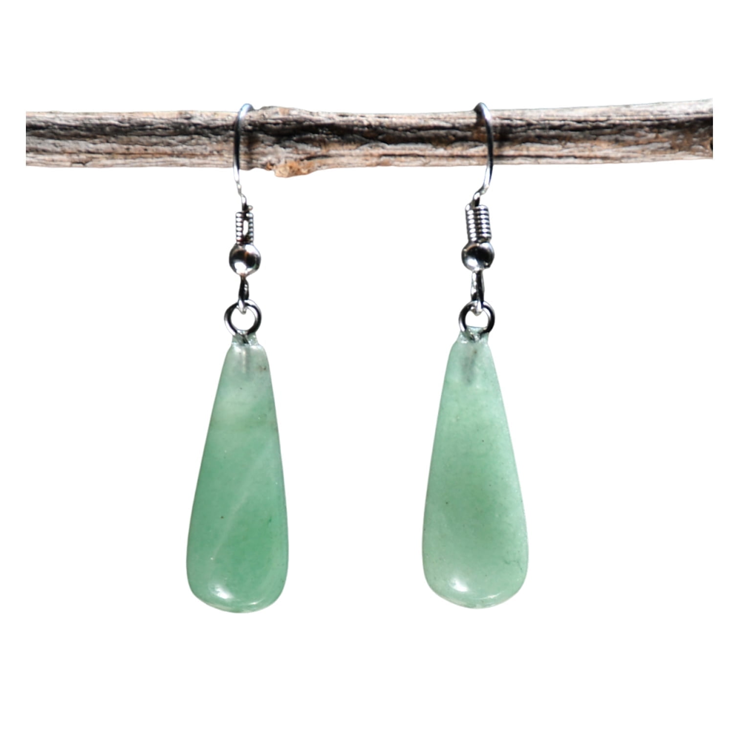 1 pair Drop Dangle Earrings with Water droplet Crystals Stone for Women ...