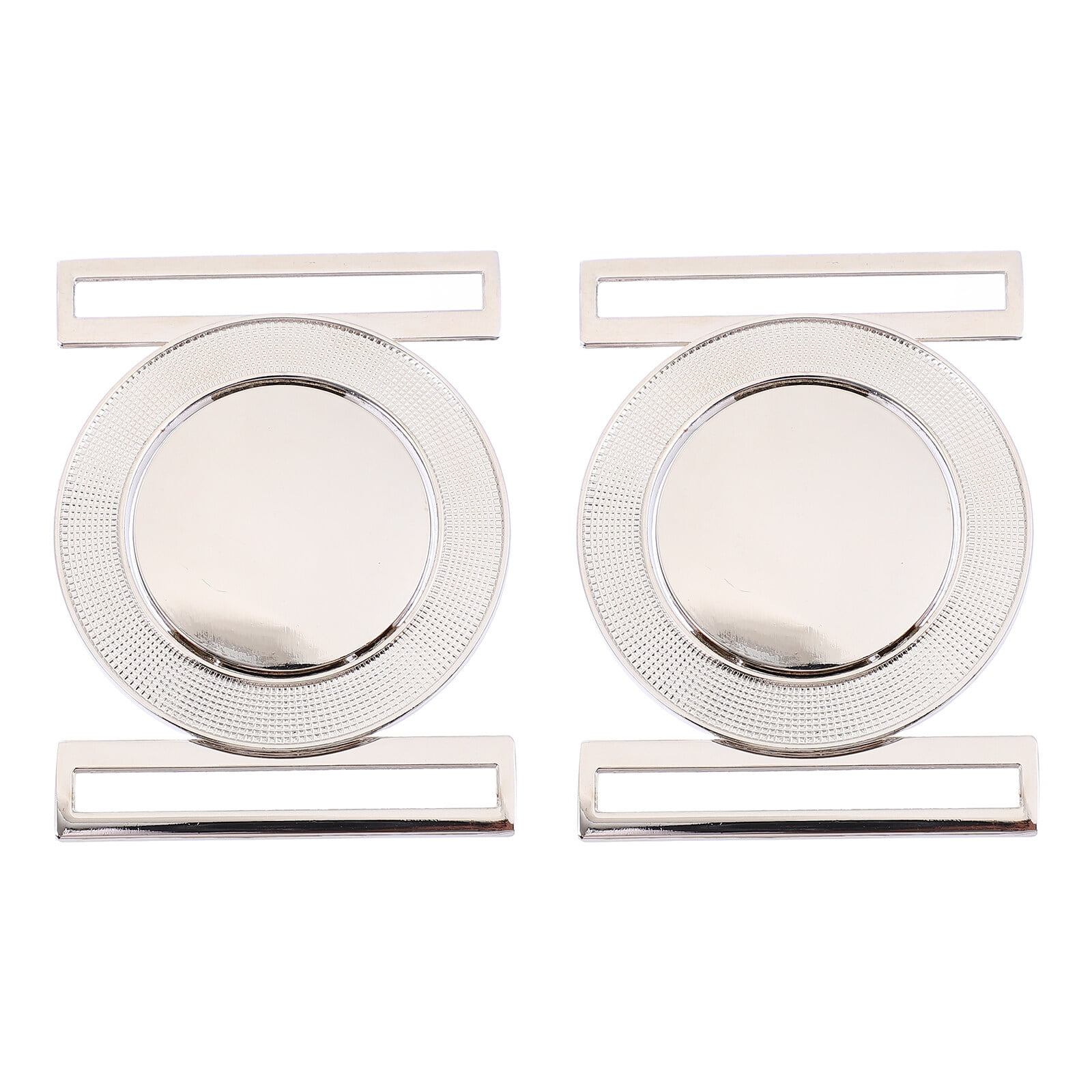 1 pair Flat Metal Slide Buckles Overcoat Belt Buckles Zinc Alloy ...