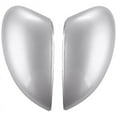 1 pair Left/Right Silver Rearview Side View Mirror Replacement Cover ...