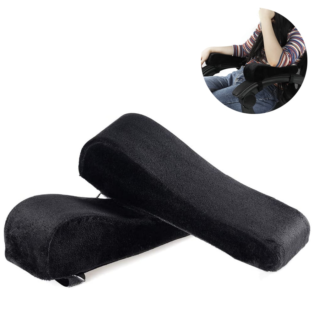 1 pair Memory Foam Arm Rest Office Chair Armrest Pads and Elevated ...