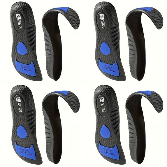 1 pair of high elastic arch support running shoe insoles - durable EVA ...
