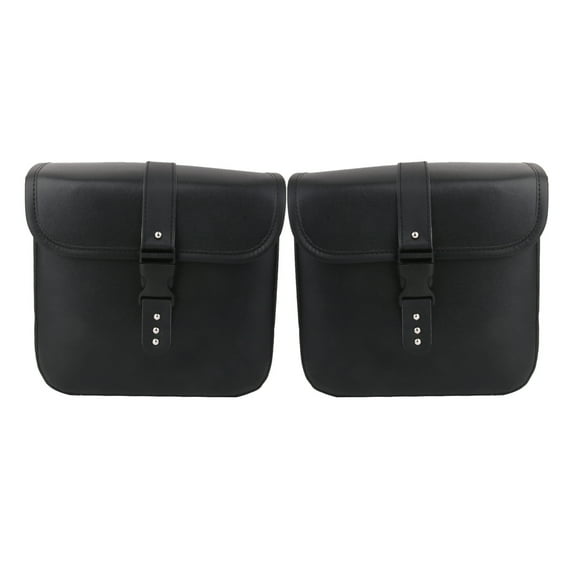 1 pair motorcycle saddle bags PU leather left & motorbike tool bag ...