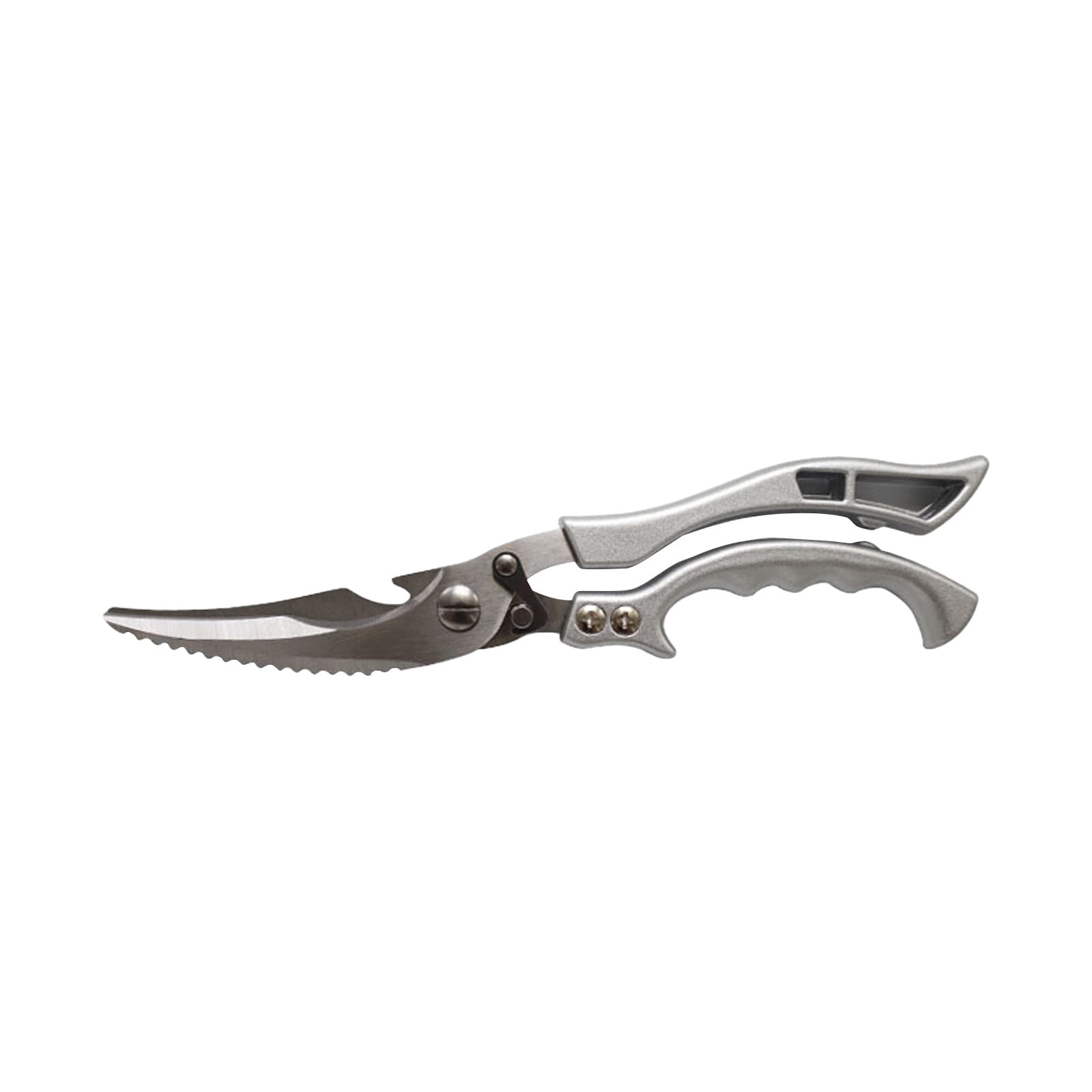 1 pair of multifunctional, heavy-duty stainless steel kitchen shears ...