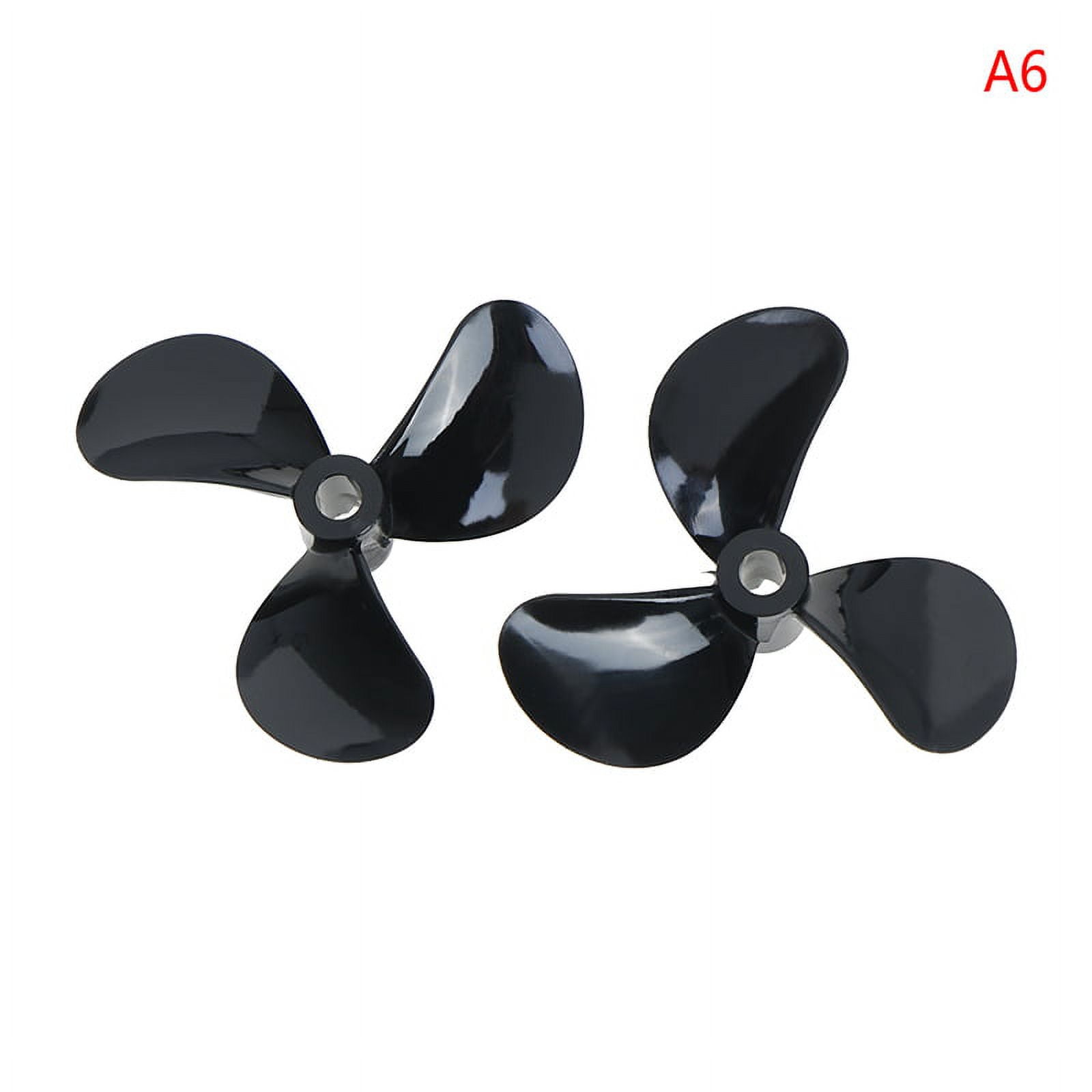 1 pairs Rc boat blades paddle 3 blades nylon boat propeller positive ...