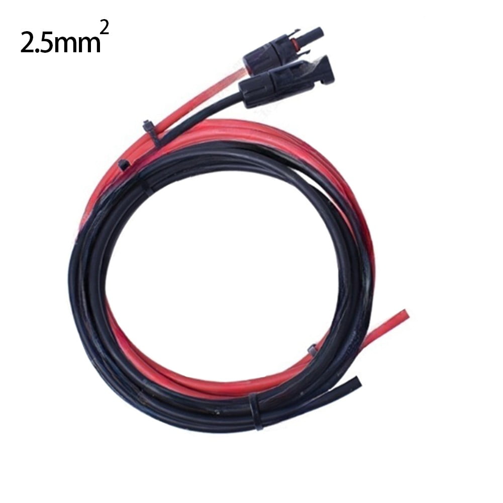1 Pairs Solar Panel Extension Cable Wire 2.5 Mm² With Solar for Pv ...