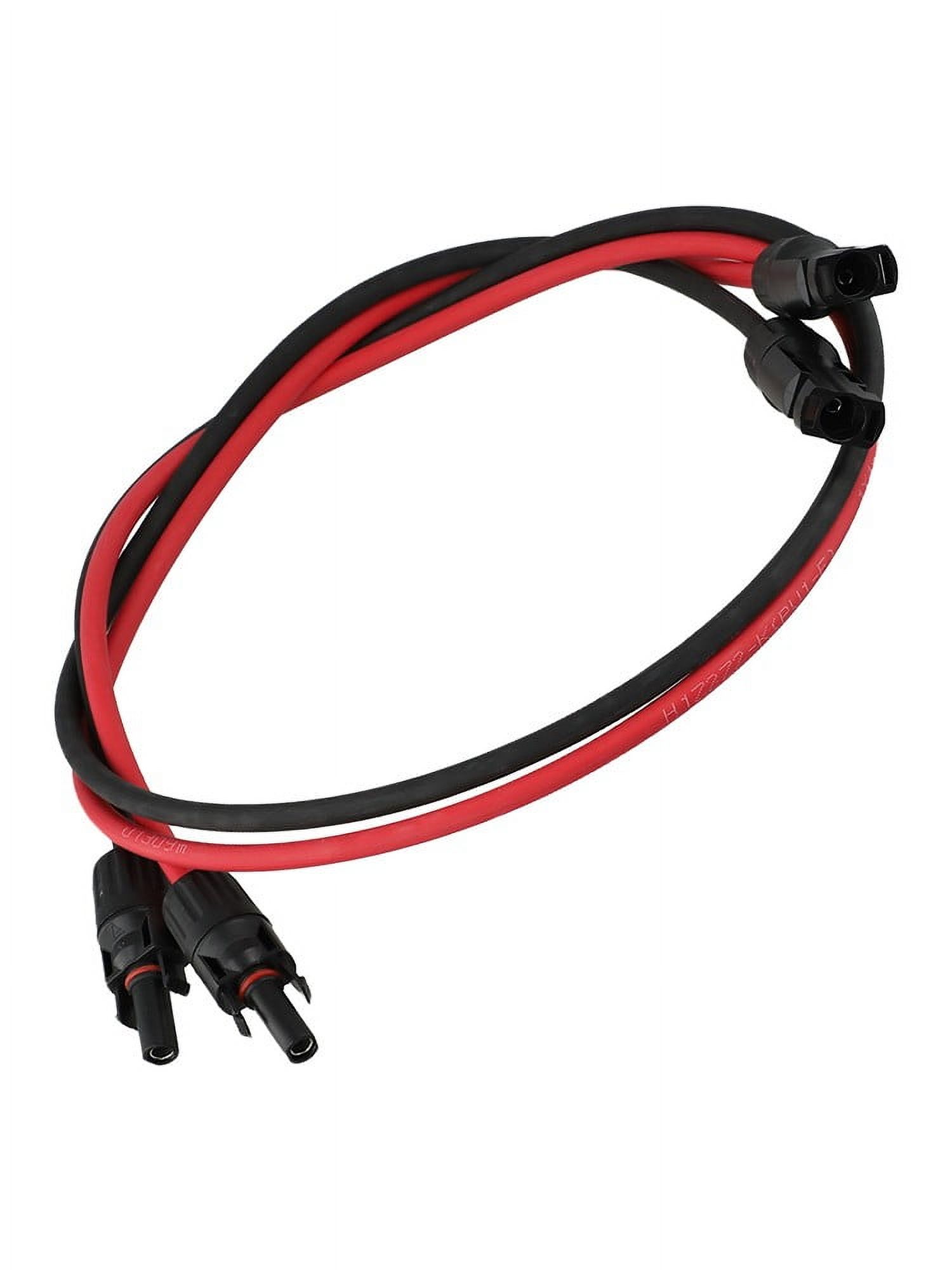 1 pairs Solar Panel Extension Cable Wire 4 mm² with Solar for PV ...