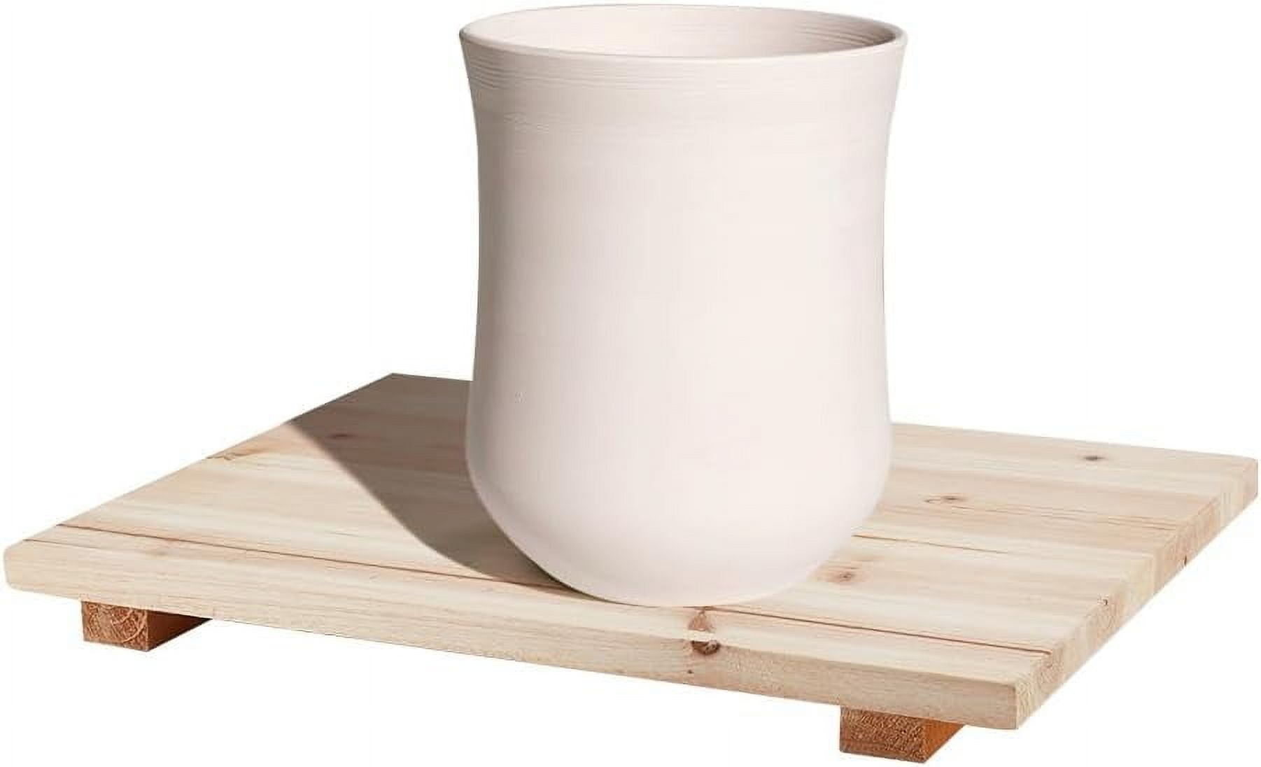 1 pc 11.8x15.75 Inch Clay Board Wooden Mat Mud Board Clay Drying Board ...