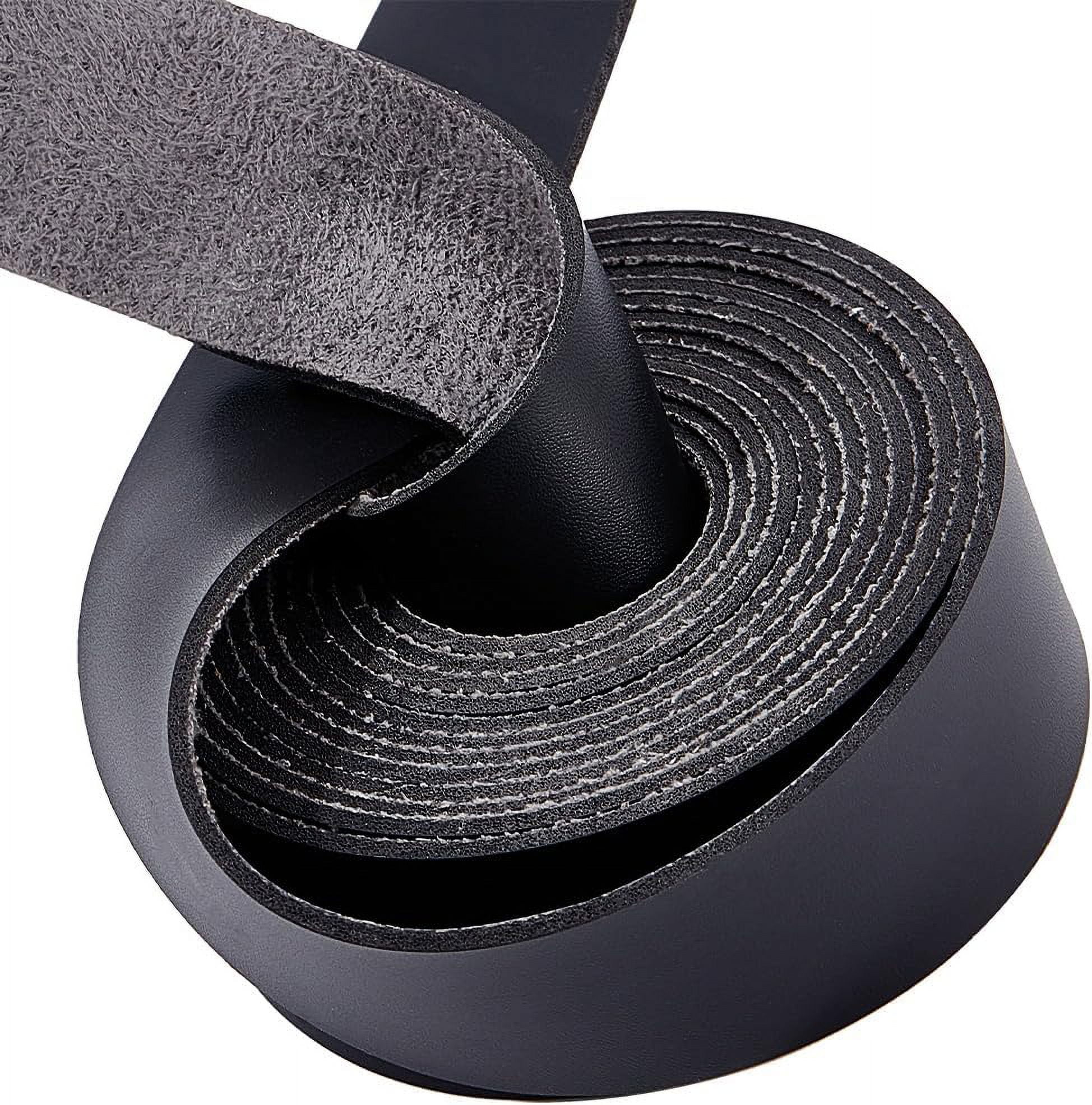 1 pc 2.19 Yards PU Leather Strap 1 Inch Wide Flat Leather Straps for ...