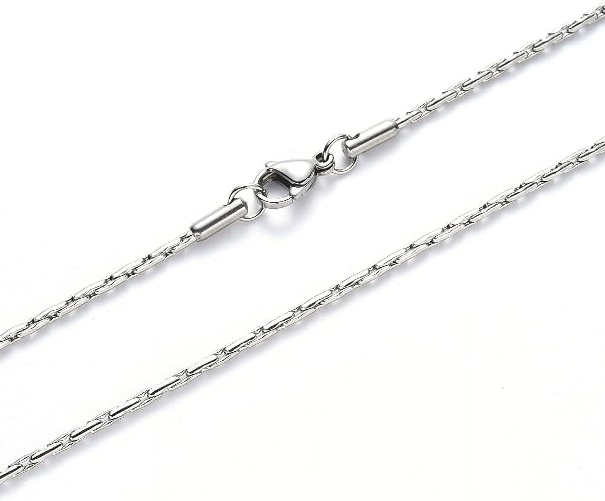 1 pc 304 Stainless Steel Chain Necklace with Lobster Claw Clasp ...