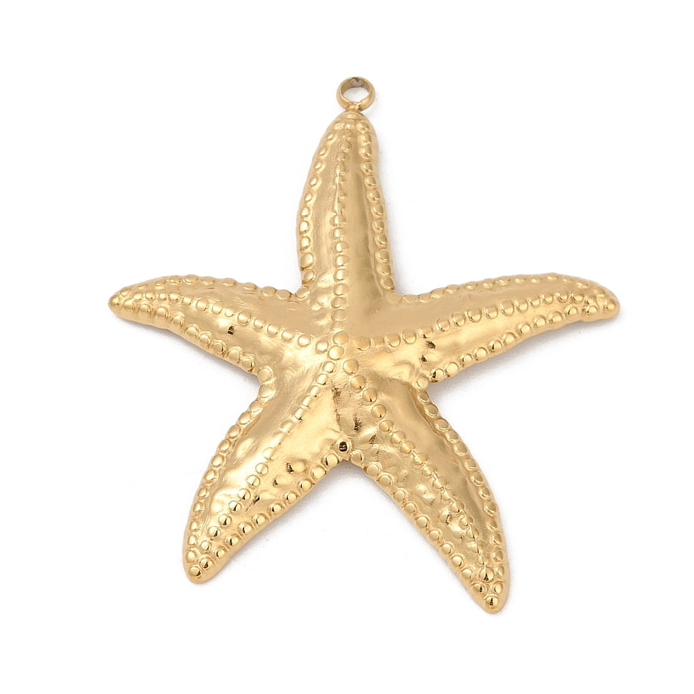 1 pc 304 Stainless Steel Pendants Ion Plating(IP) Marine Organism Charm ...