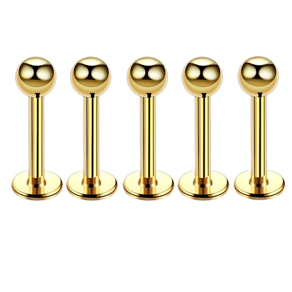1 pc 304 Stainless Steel Round Internally Threaded Labrets for Women ...