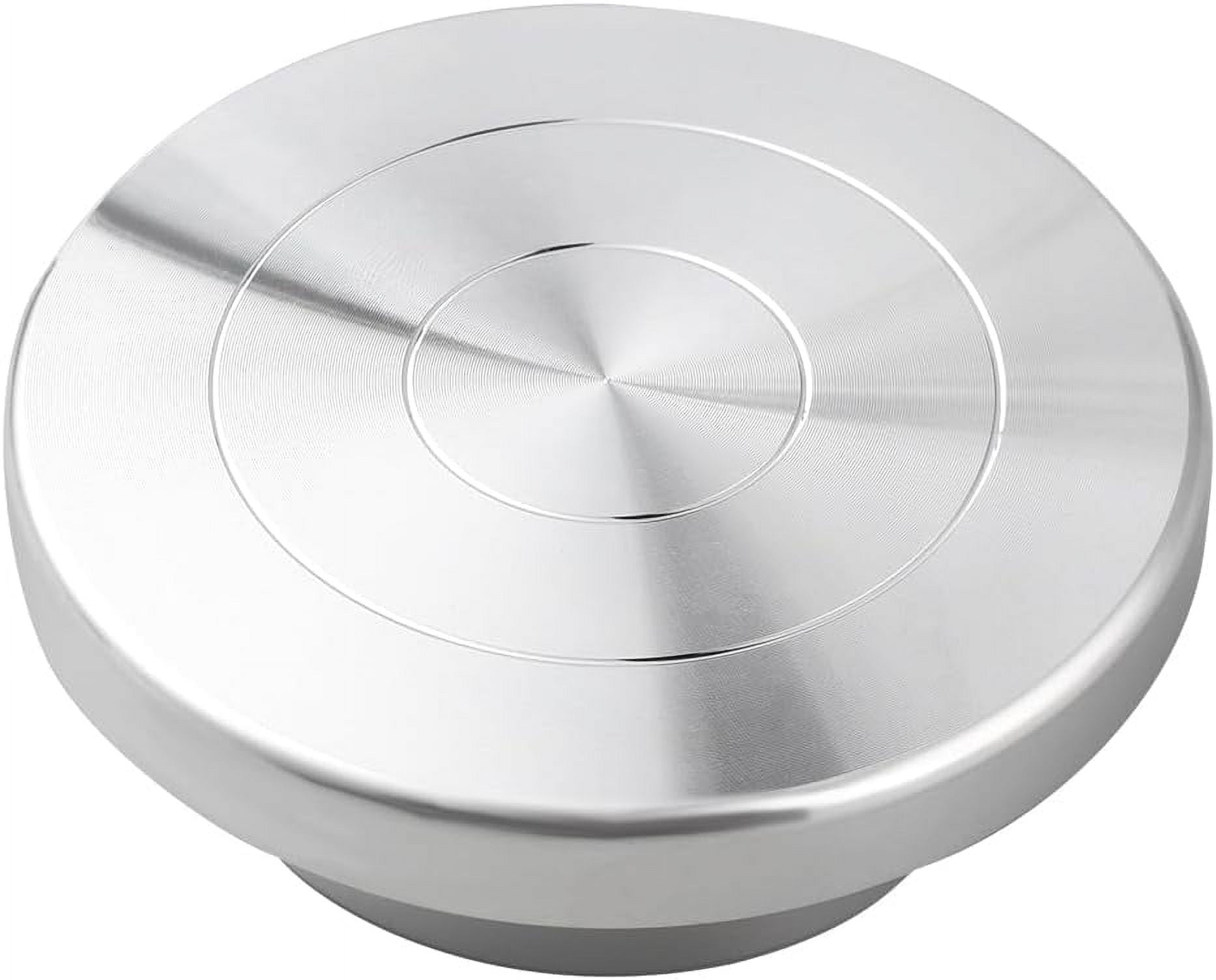 1 pc 4.33 Inch Mini Aluminium Alloy Rotated Turntable Sculpting Pottery ...