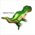 1 pc 4D Walking Dinosaur Foil Balloon Boy Animal Children Dinosaur Birthday Forest Party ...