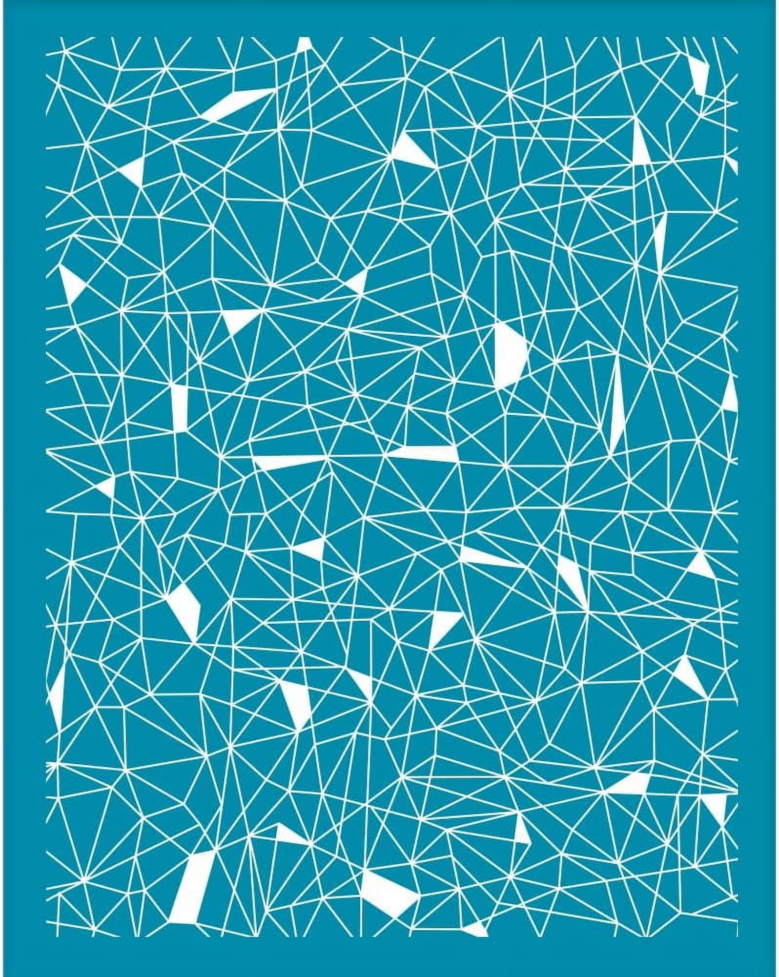 1 pc 4x5 Inch Clay Stencils Stripe Pattern Silk Screen for Polymer Clay ...