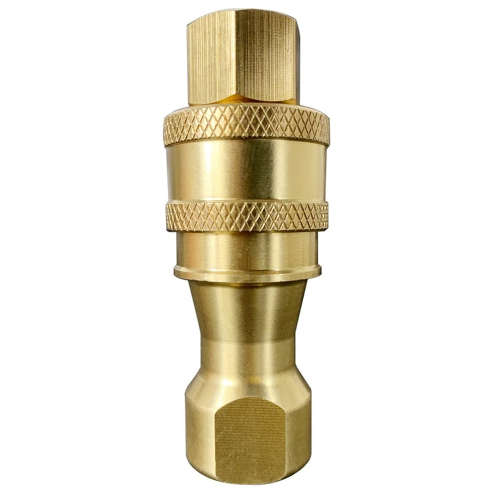 1 pc 500Bar Hydraulic Quick Connectors 3/8” BSPT Brass Hydraulic Quick ...