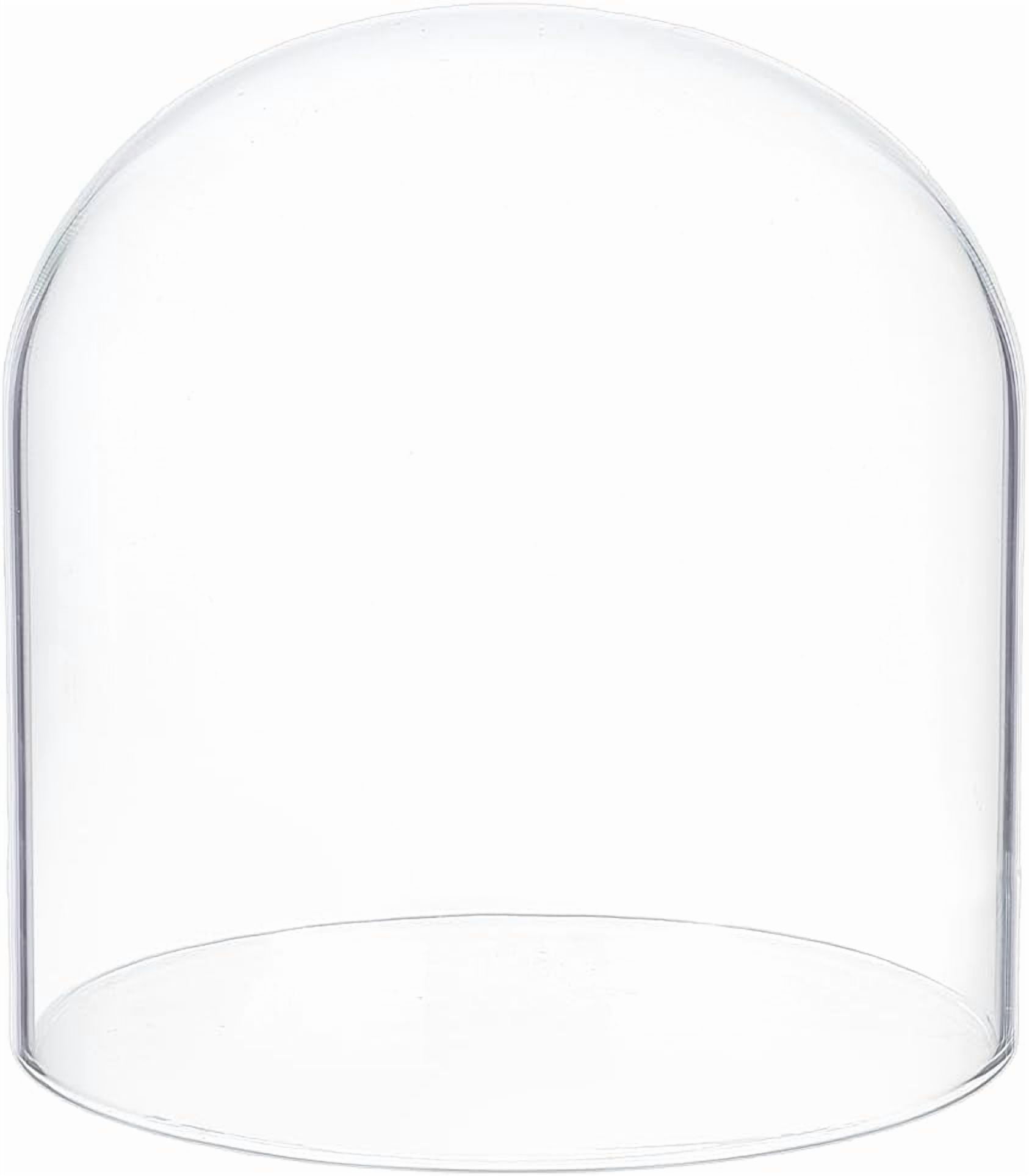 1 pc Arch Glass Dome Cover Decorative Display Case Cloche Bell Jar ...
