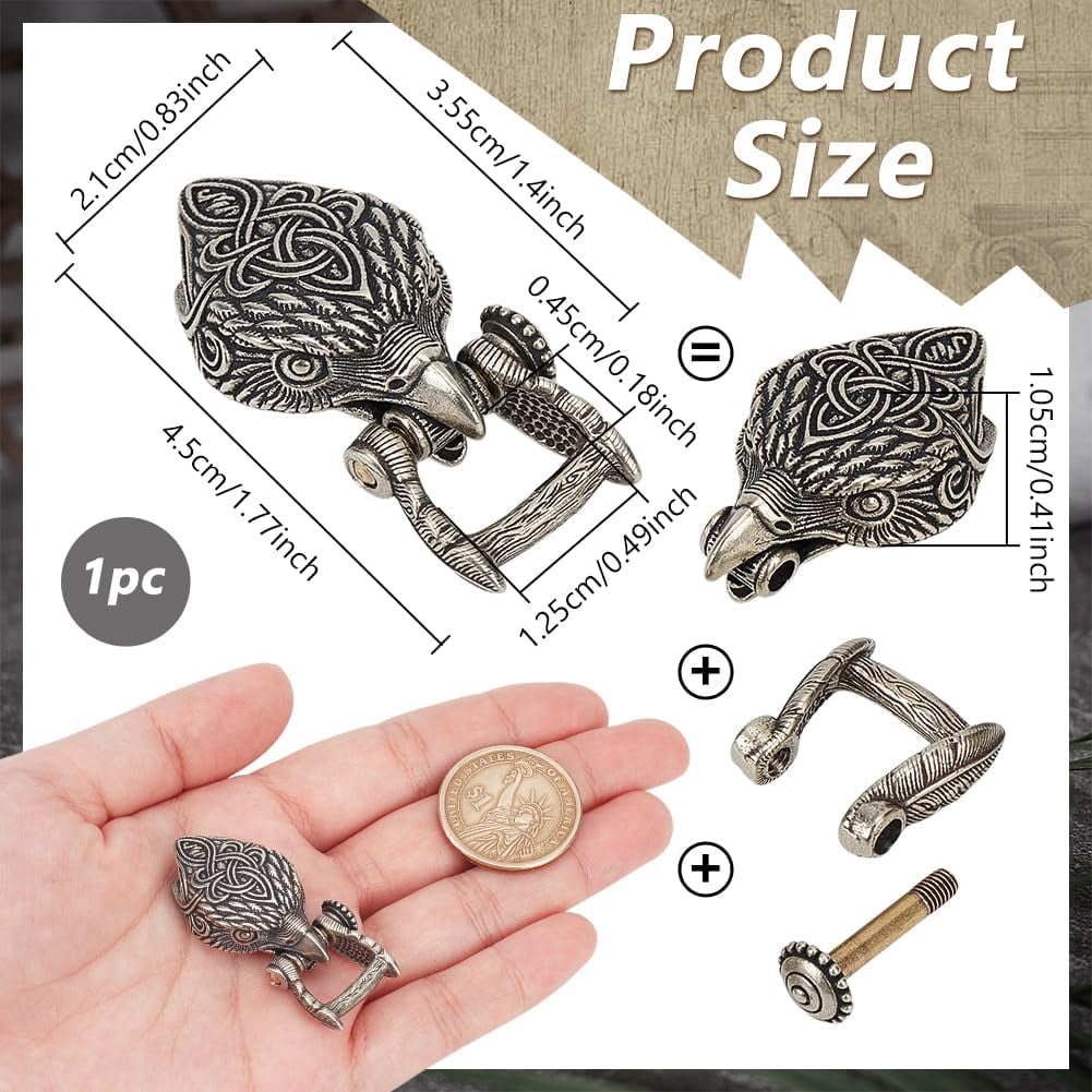 1 pc Brass Paracord Buckles Brass Buckles Antique Paracord Bracelet ...