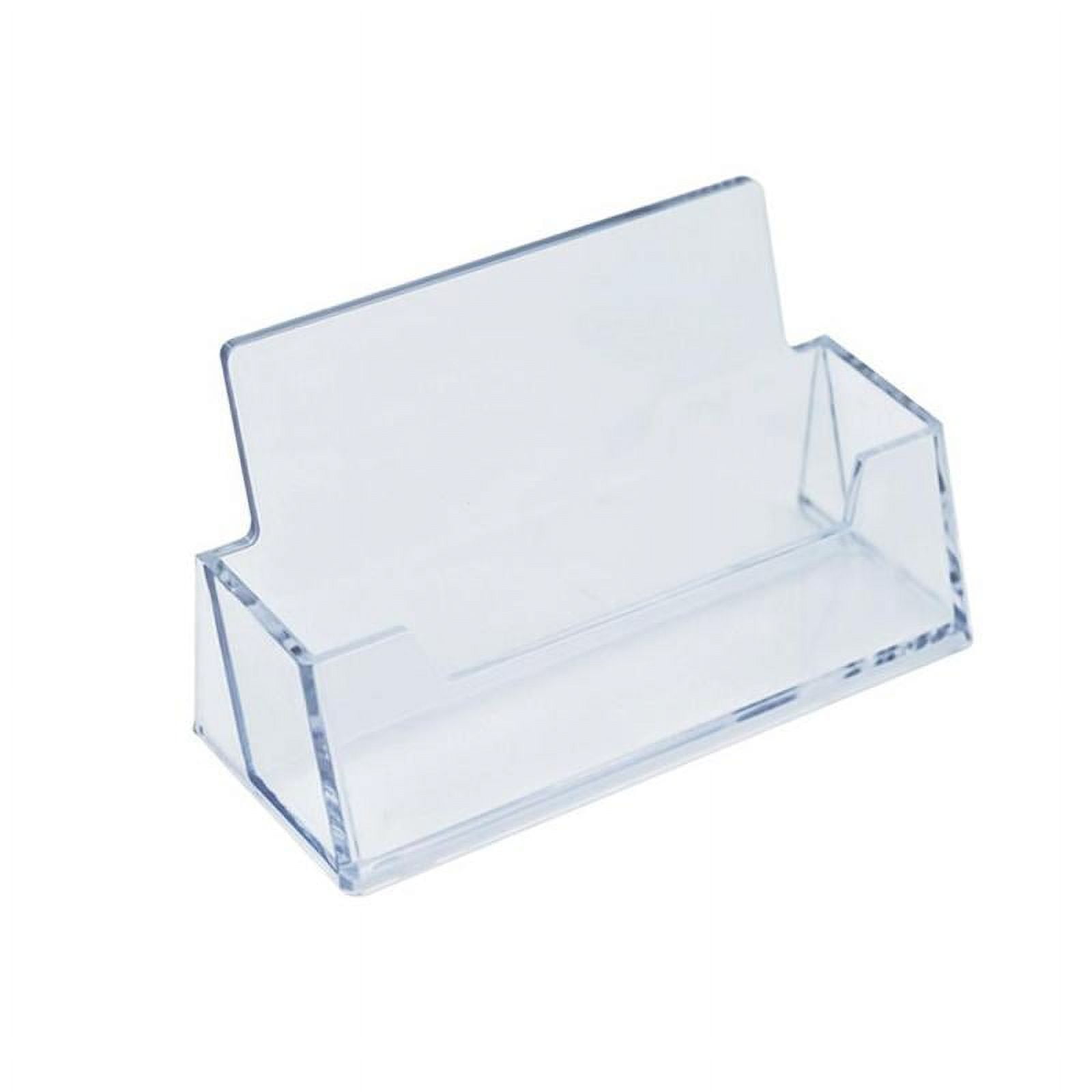 1 pc Business Card Holder Clear Display Shelf Stand Plastic Desktop ...